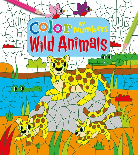 Color by Numbers: Wild Animals - Walmart.com