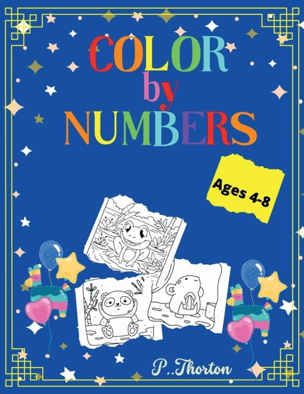 Color by numbers: Amazing book color by number with Animals for Kids ...