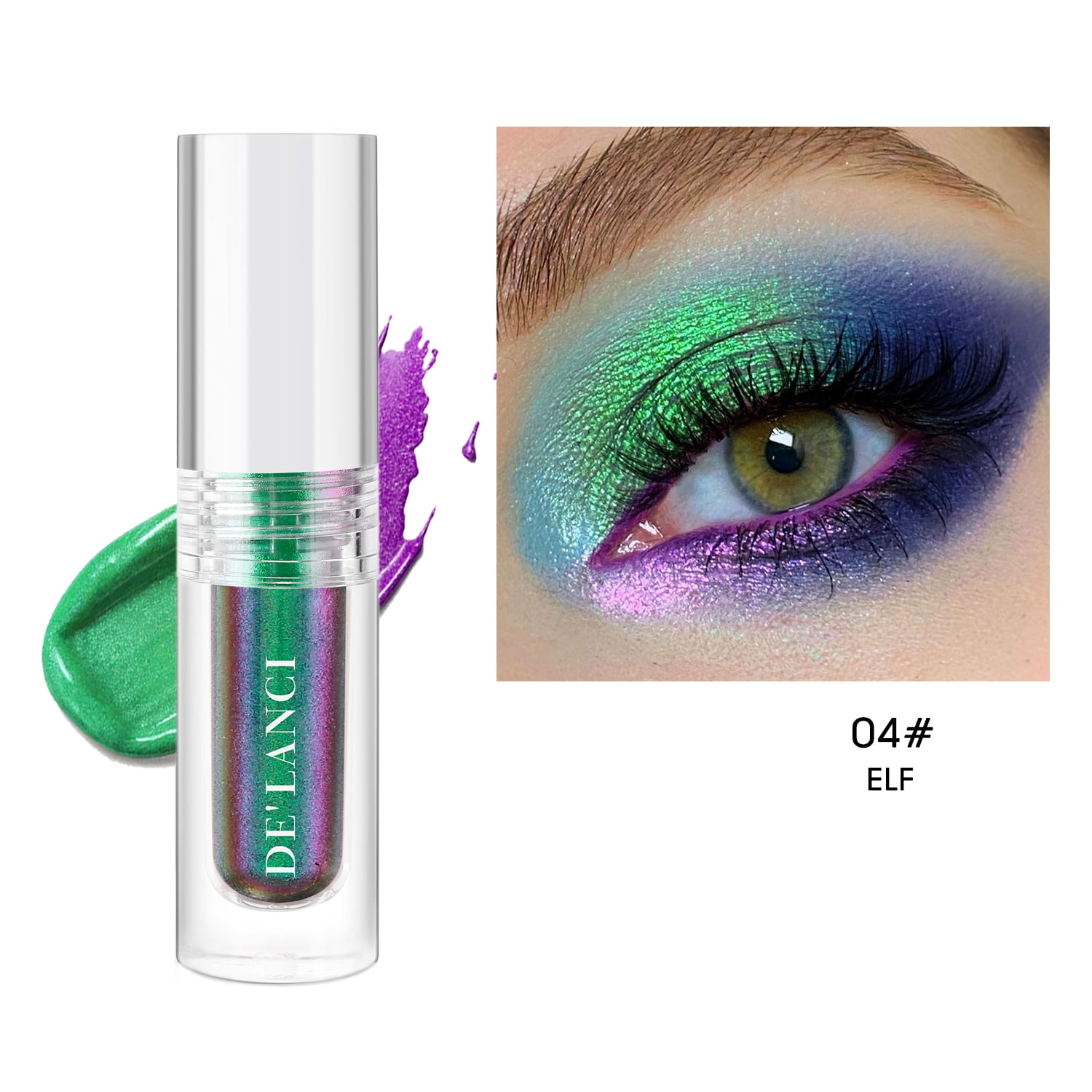 Color-changing liquid eye shadow #04 ELF, intense multi-color shifting ...