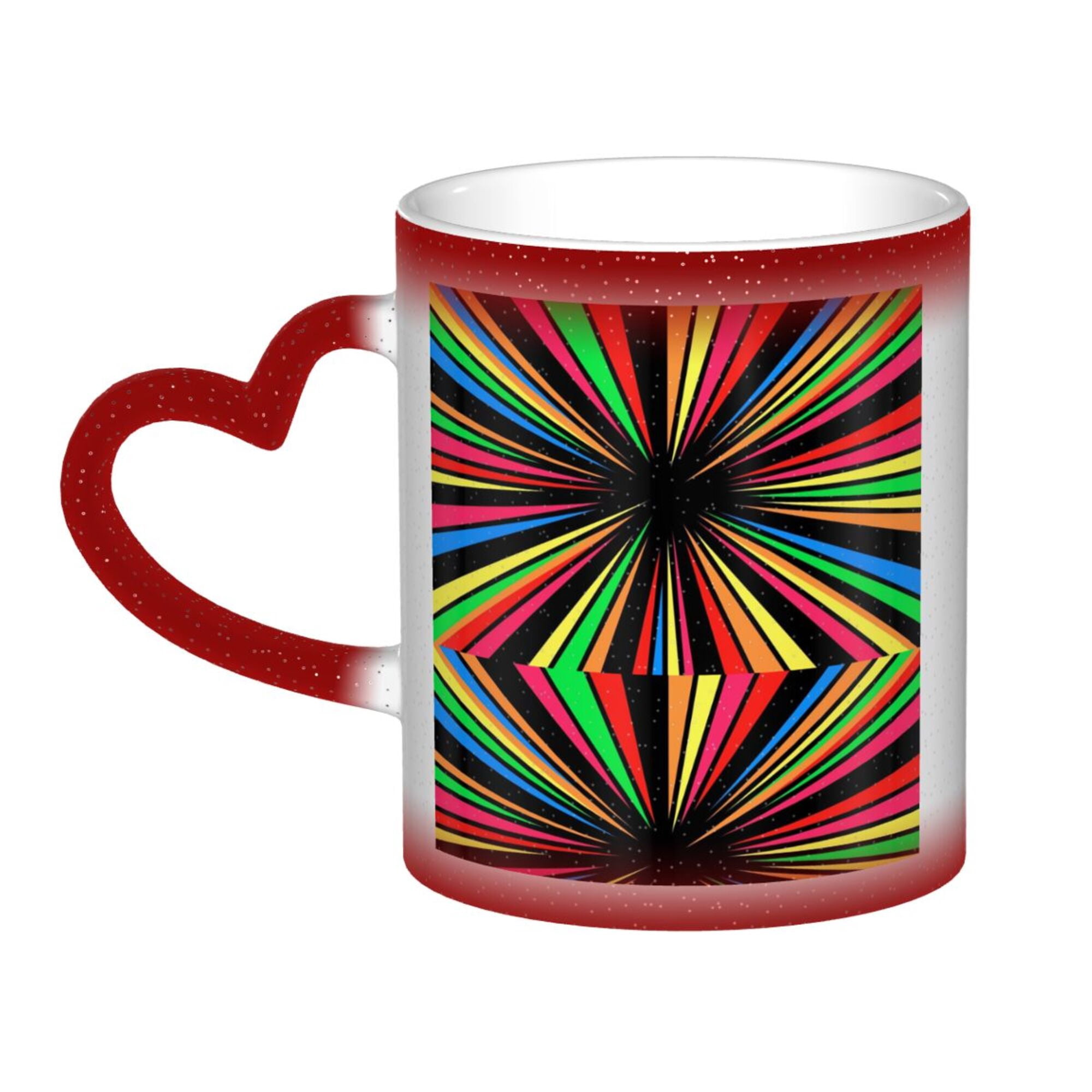 Color changing mug in the sky Funny Coffee Milk Tea Mug Cup Abstract ...