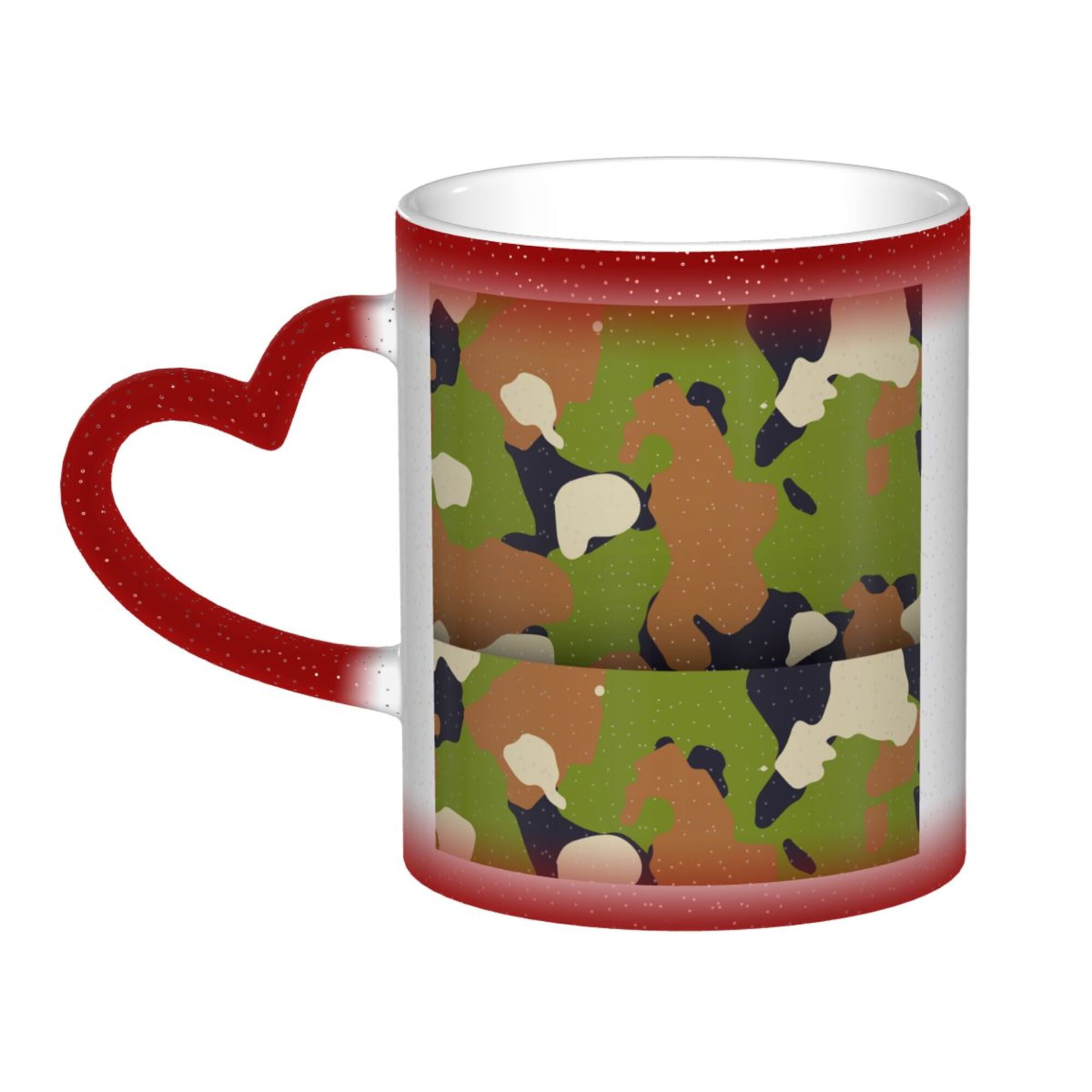 Color changing mug in the sky Funny Coffee Milk Tea Mug Cup Camouflage ...