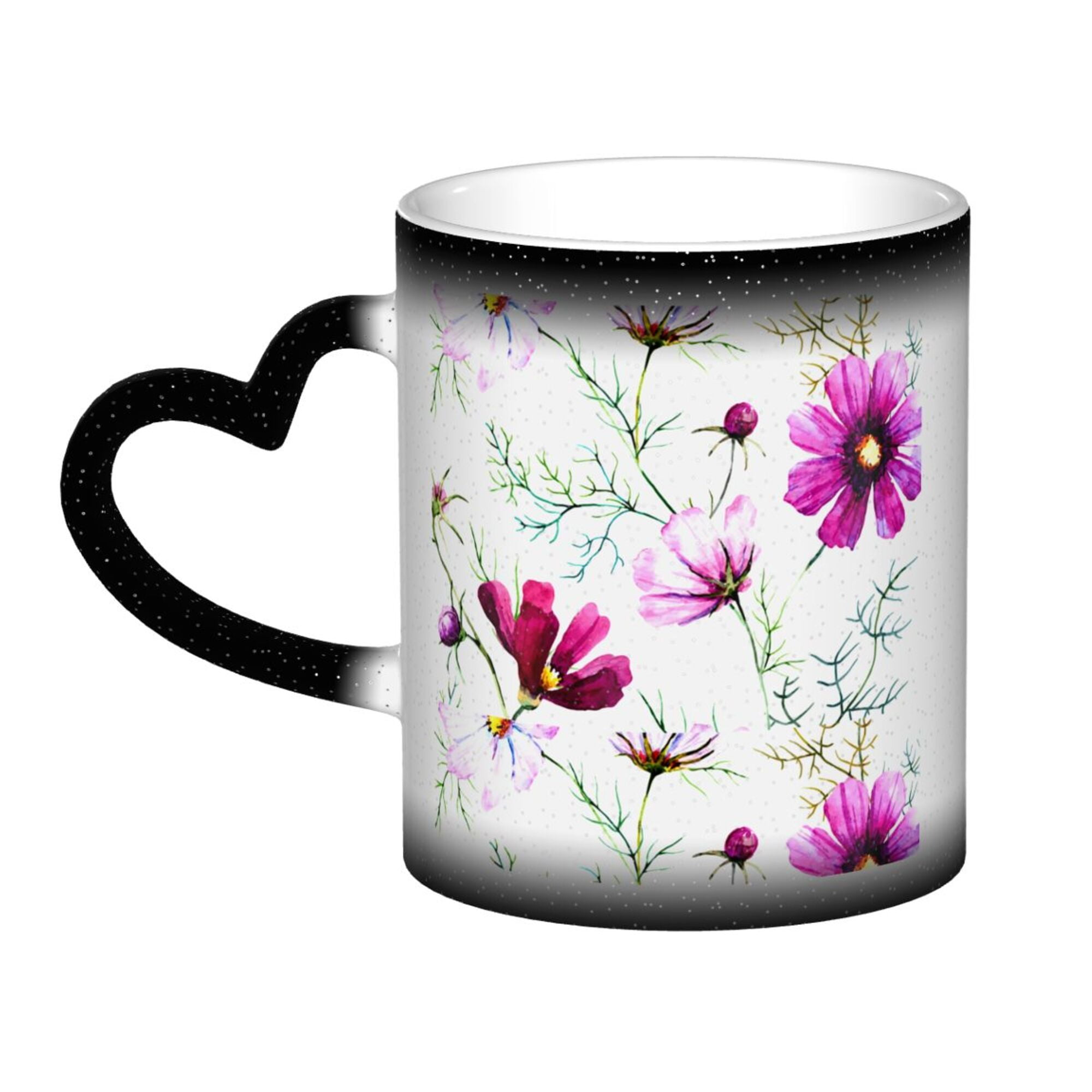 Color changing mug in the sky Funny Coffee Milk Tea Mug Cup Floral ...