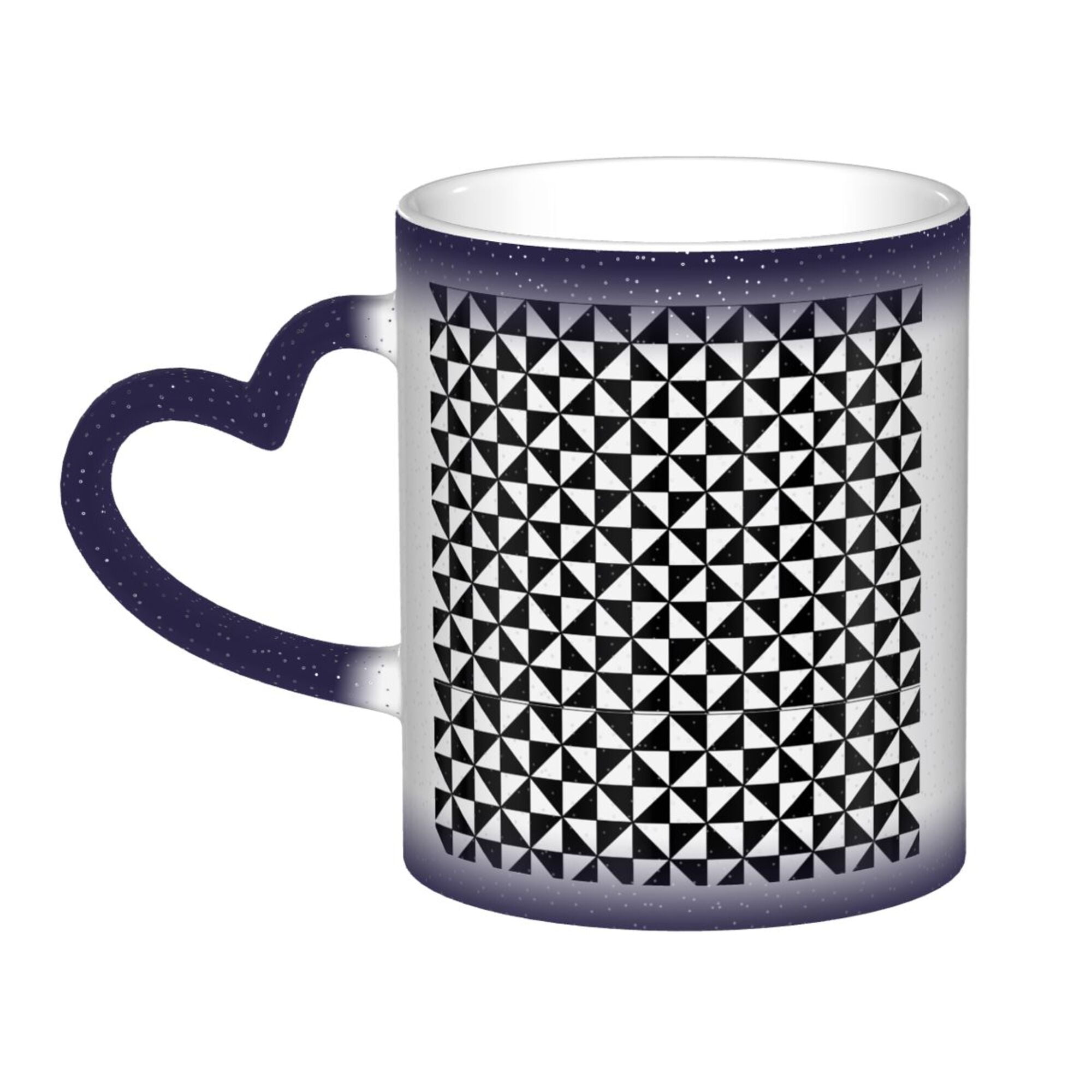 Color changing mug in the sky Funny Coffee Milk Tea Mug Cup Geometric ...