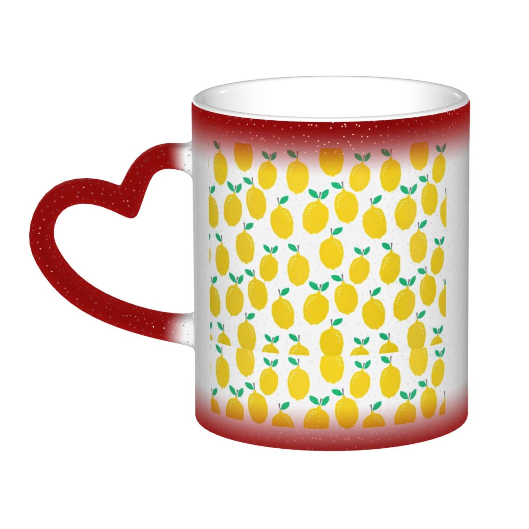 Color changing mug in the sky Funny Coffee Milk Tea Mug Cup Lemon Fruit ...