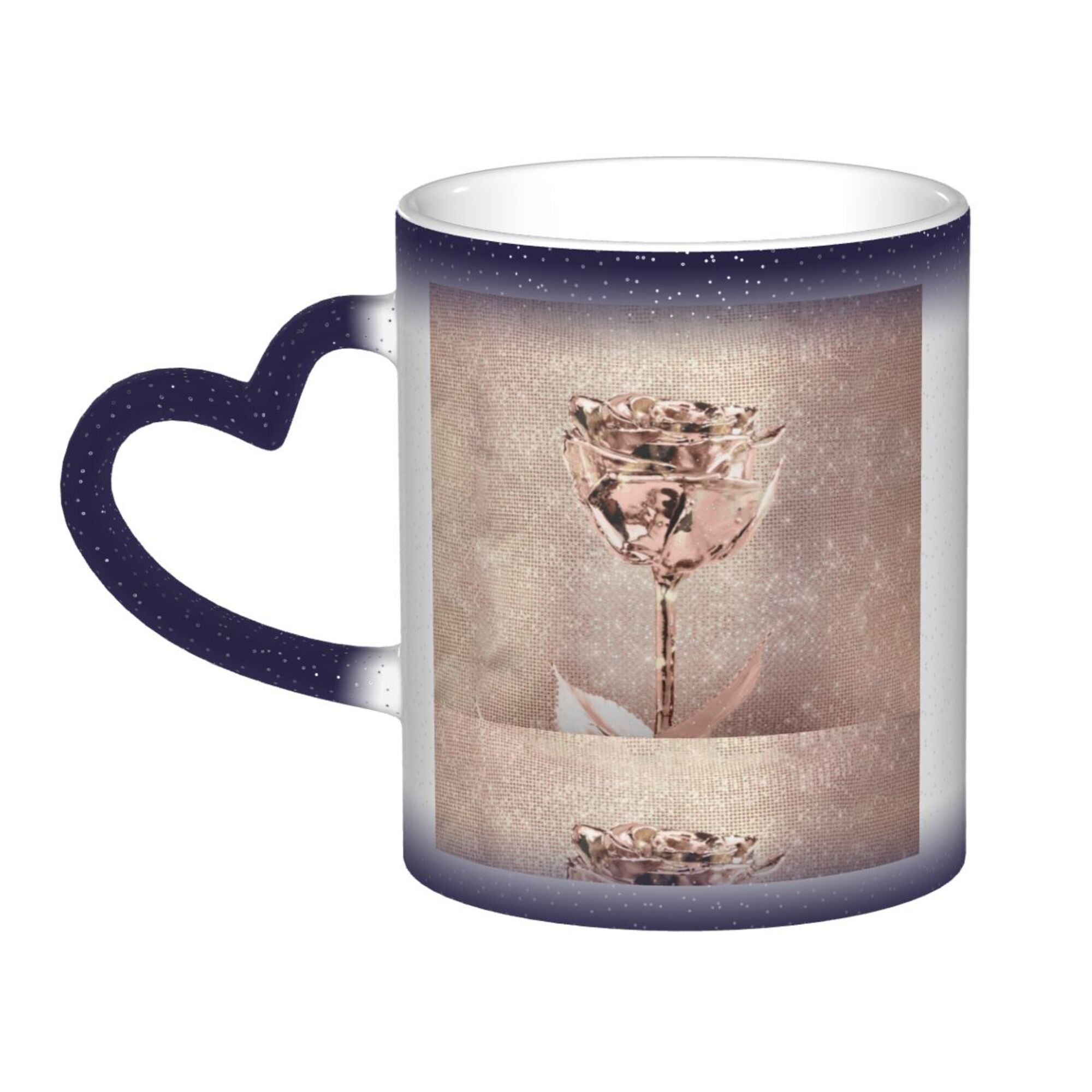 Color changing mug in the sky Funny Coffee Milk Tea Mug Cup Pink Rose ...