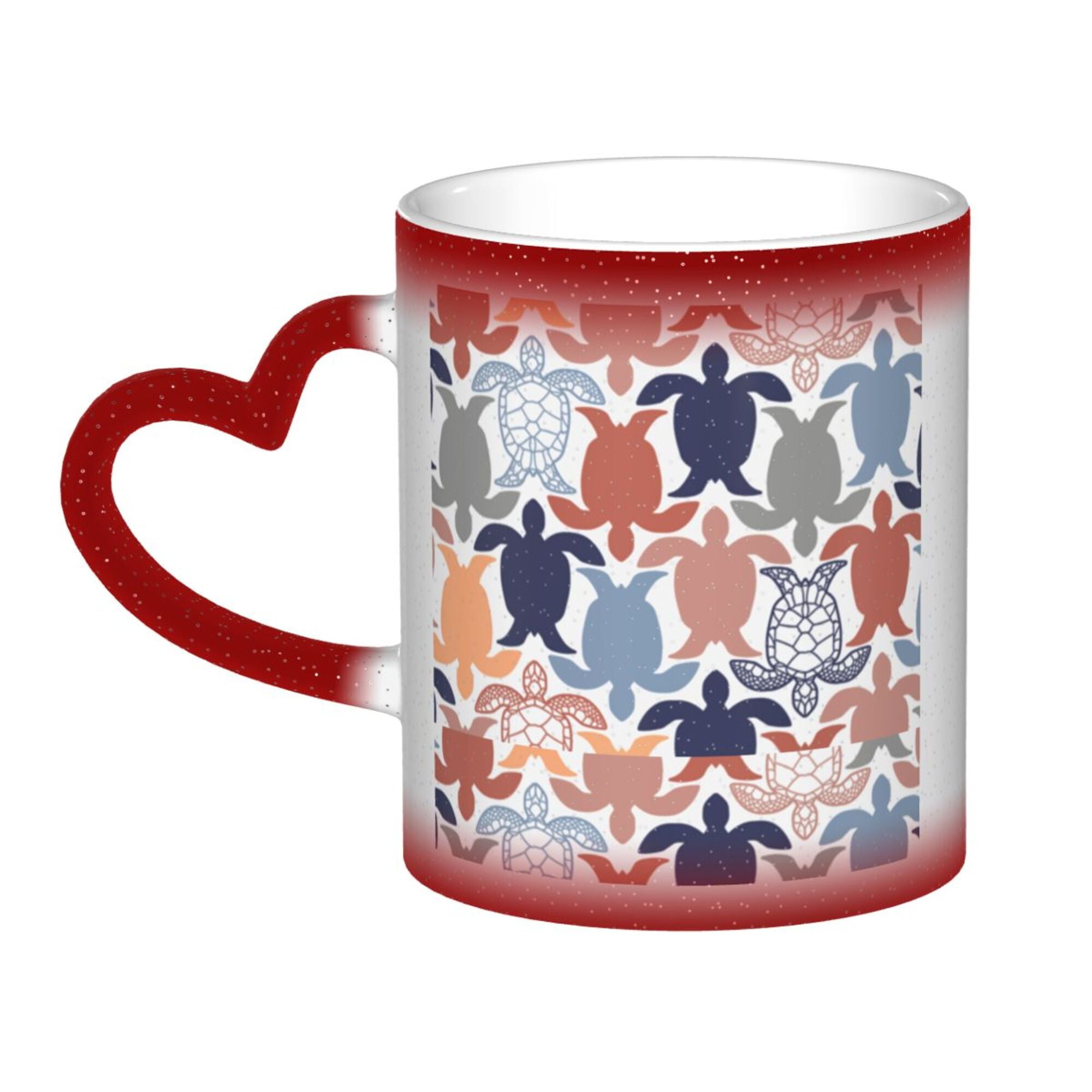 Color changing mug in the sky Funny Coffee Milk Tea Mug Cup Sea Turtle ...