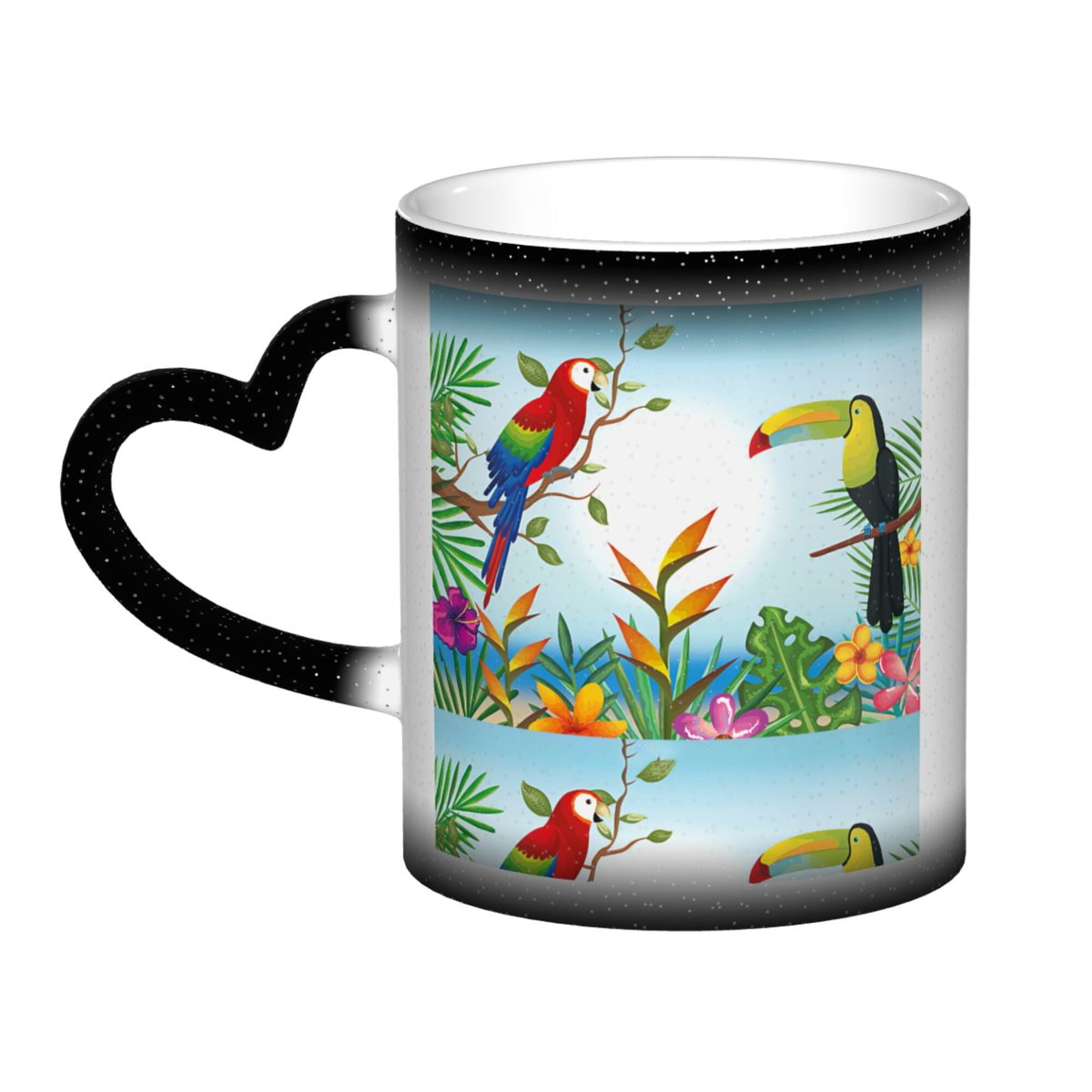 Color changing mug in the sky Funny Coffee Milk Tea Mug Cup Watercolor ...
