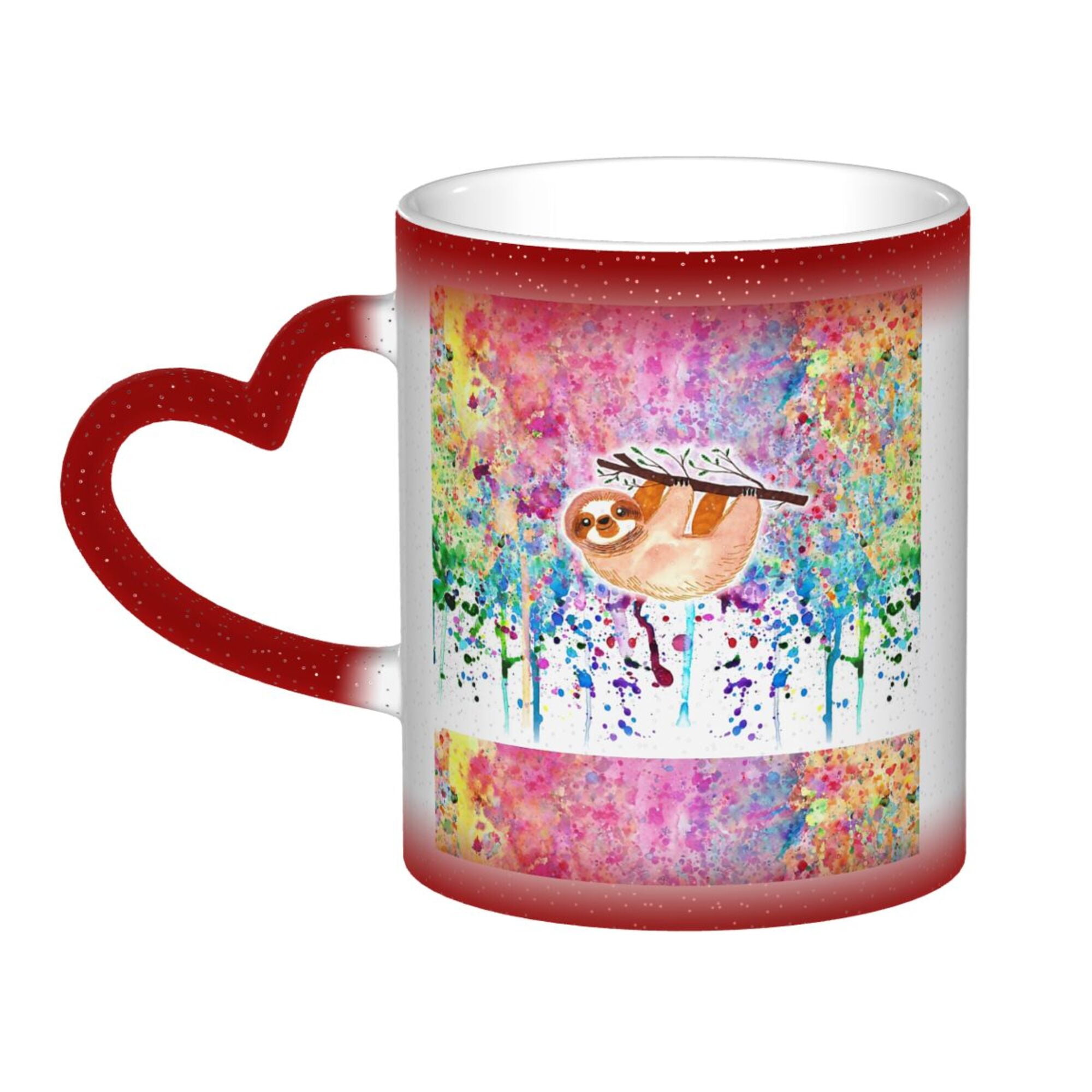 Color changing mug in the sky Funny Coffee Milk Tea Mug Cup Watercolor ...