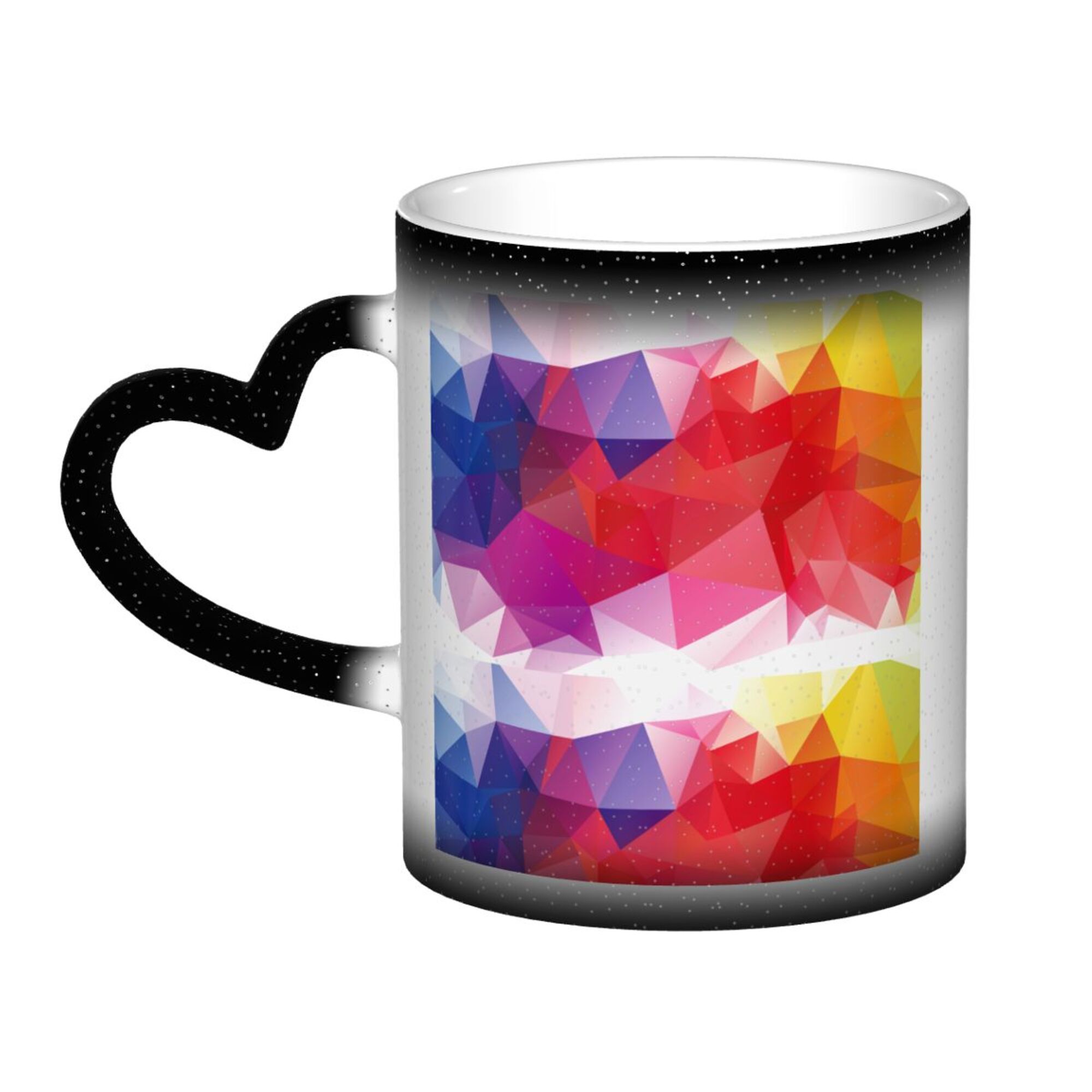 Color changing mug in the sky Funny Coffee Milk Tea Mug Cup geometric ...