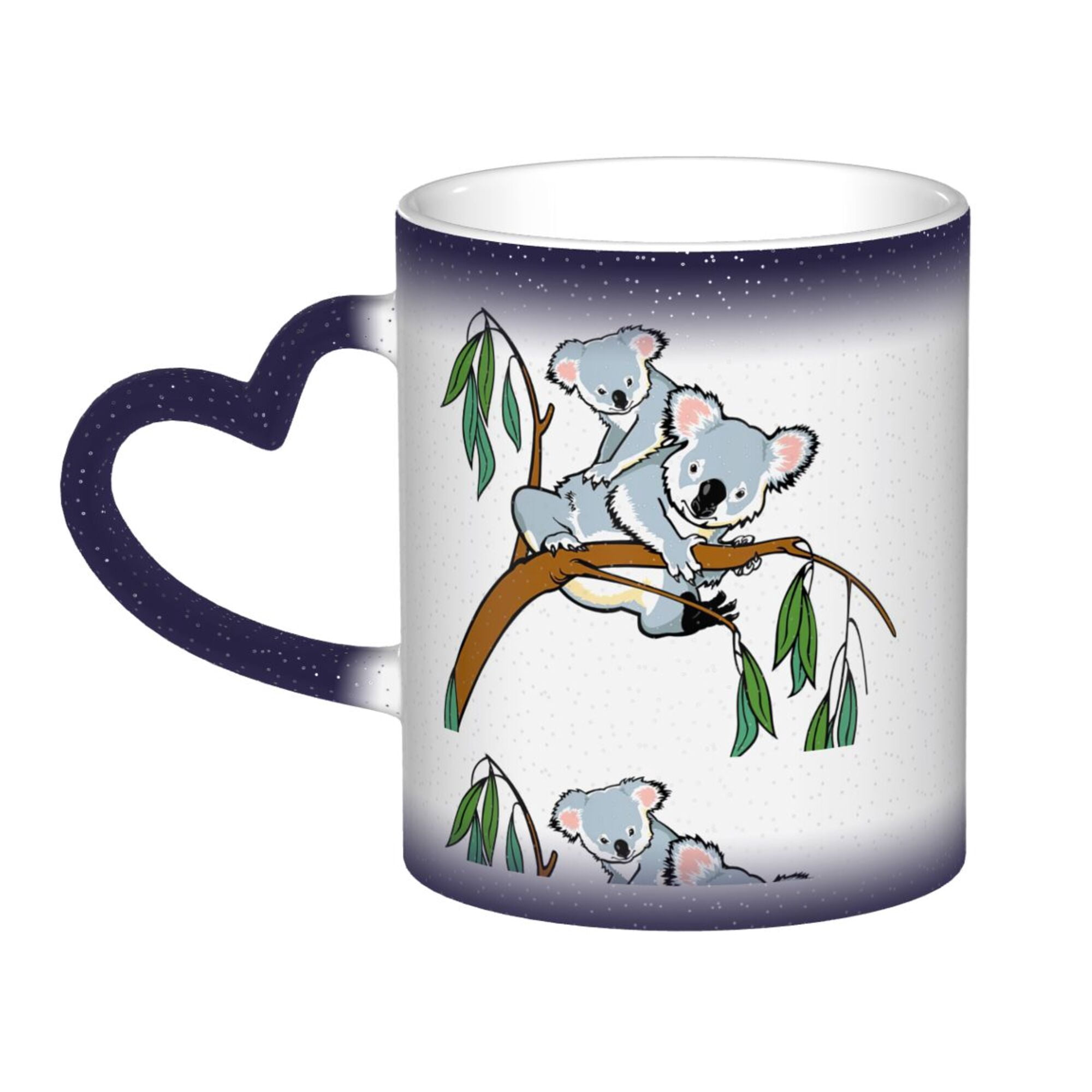 Color changing mug in the sky Funny Coffee Milk Tea Mug Cup koala ...