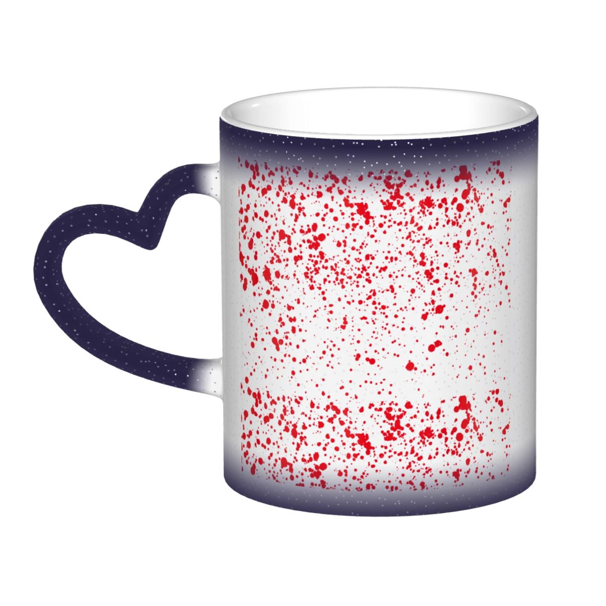 Color changing mug in the sky Funny Coffee Milk Tea Mug Cup red dot ...