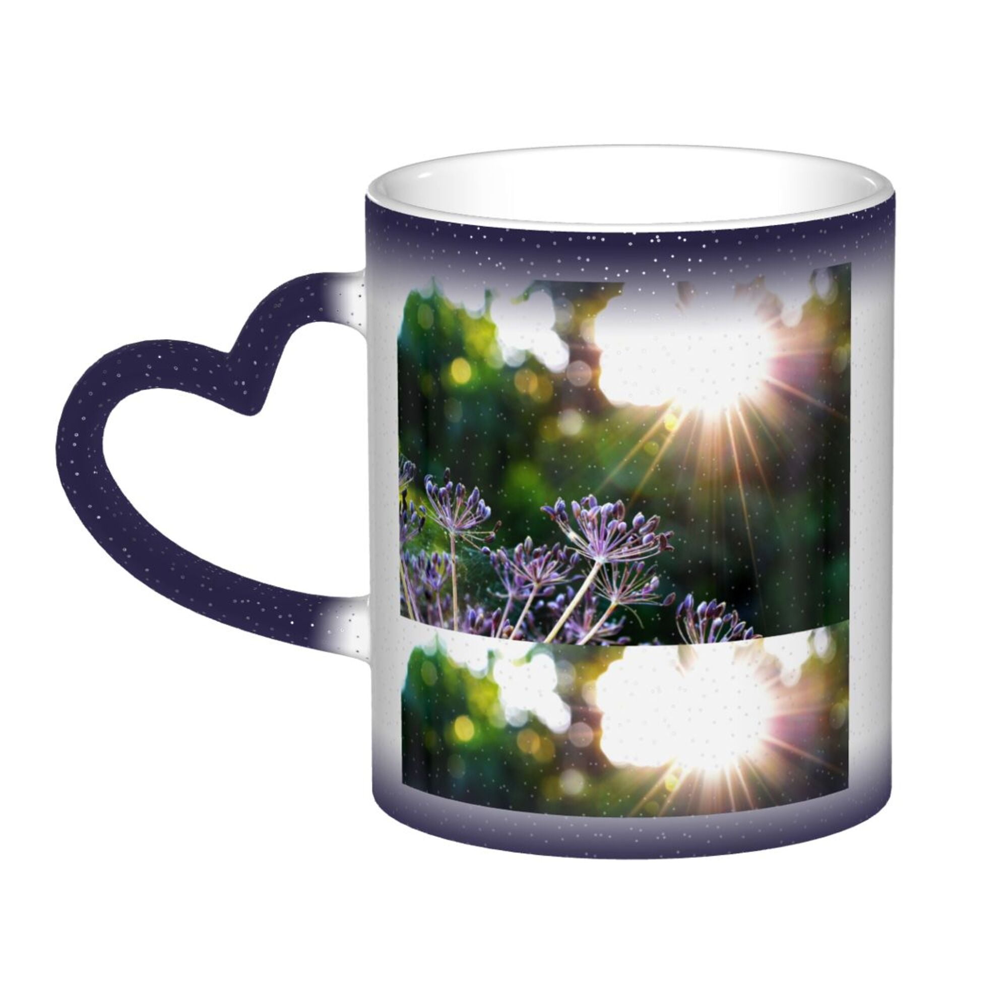 Color changing mug in the sky Funny Coffee Milk Tea Mug Cup sun nad ...