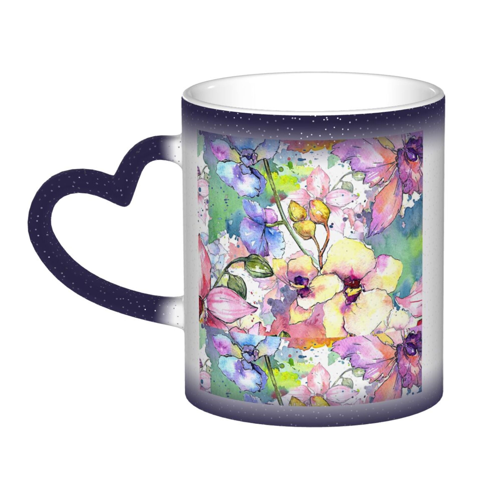 Color changing mug in the sky Funny Coffee Milk Tea Mug Cup watercolor ...