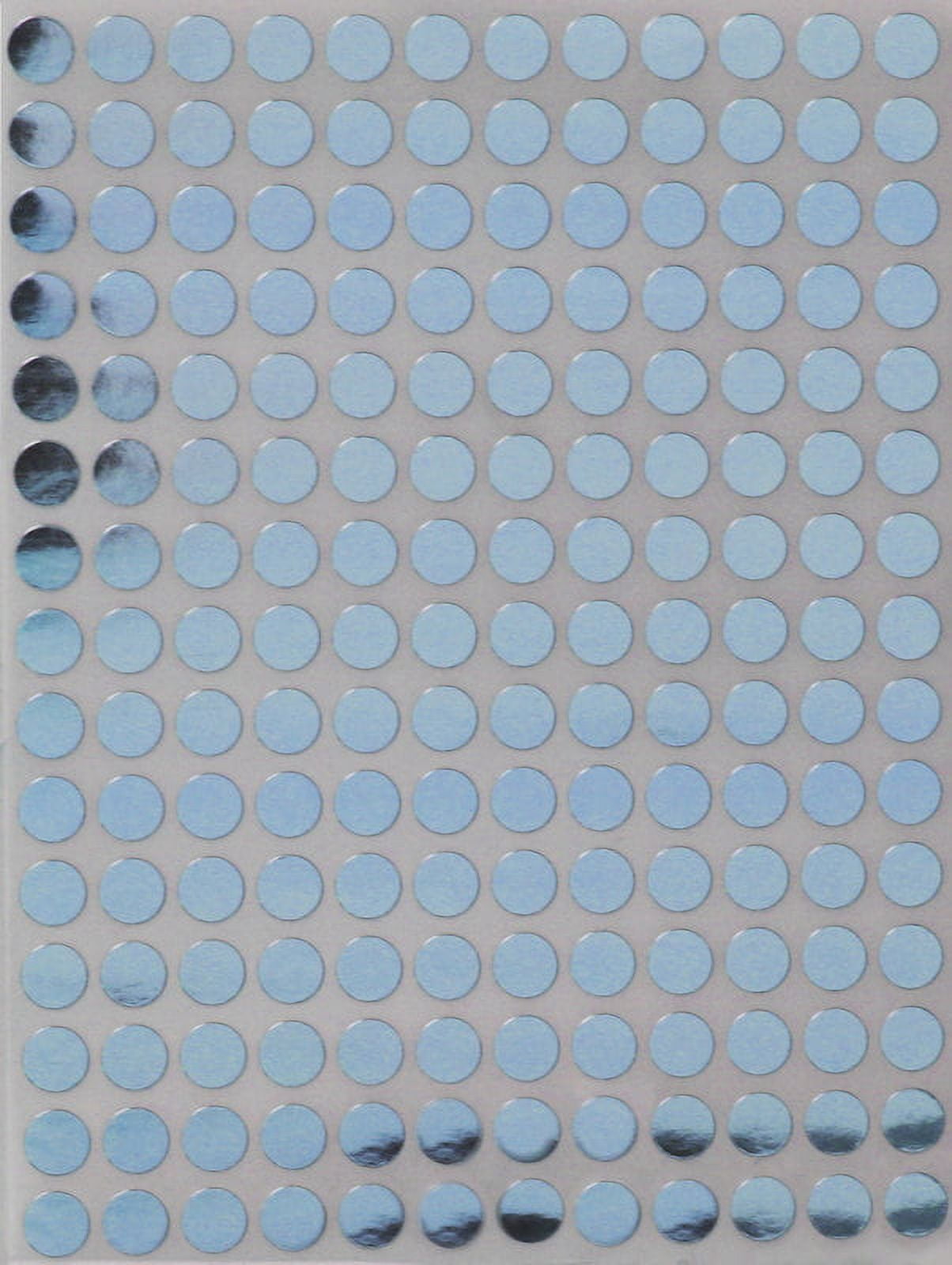 Color coding labels ¼” 8mm Dot Stickers in Silver Foil, 900 Pack by ...