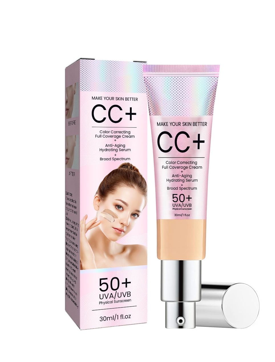 Color correcting cc cream with centella asiatica, Color Correcting CC ...
