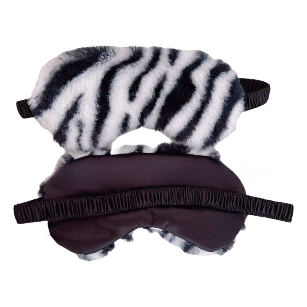 Color cute cartoon rabbit hair imitation silk eye mask home shading ...