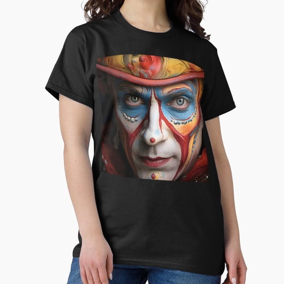 Color head shot of a circus artist G4729, for Unisex – Extended Sizes ...