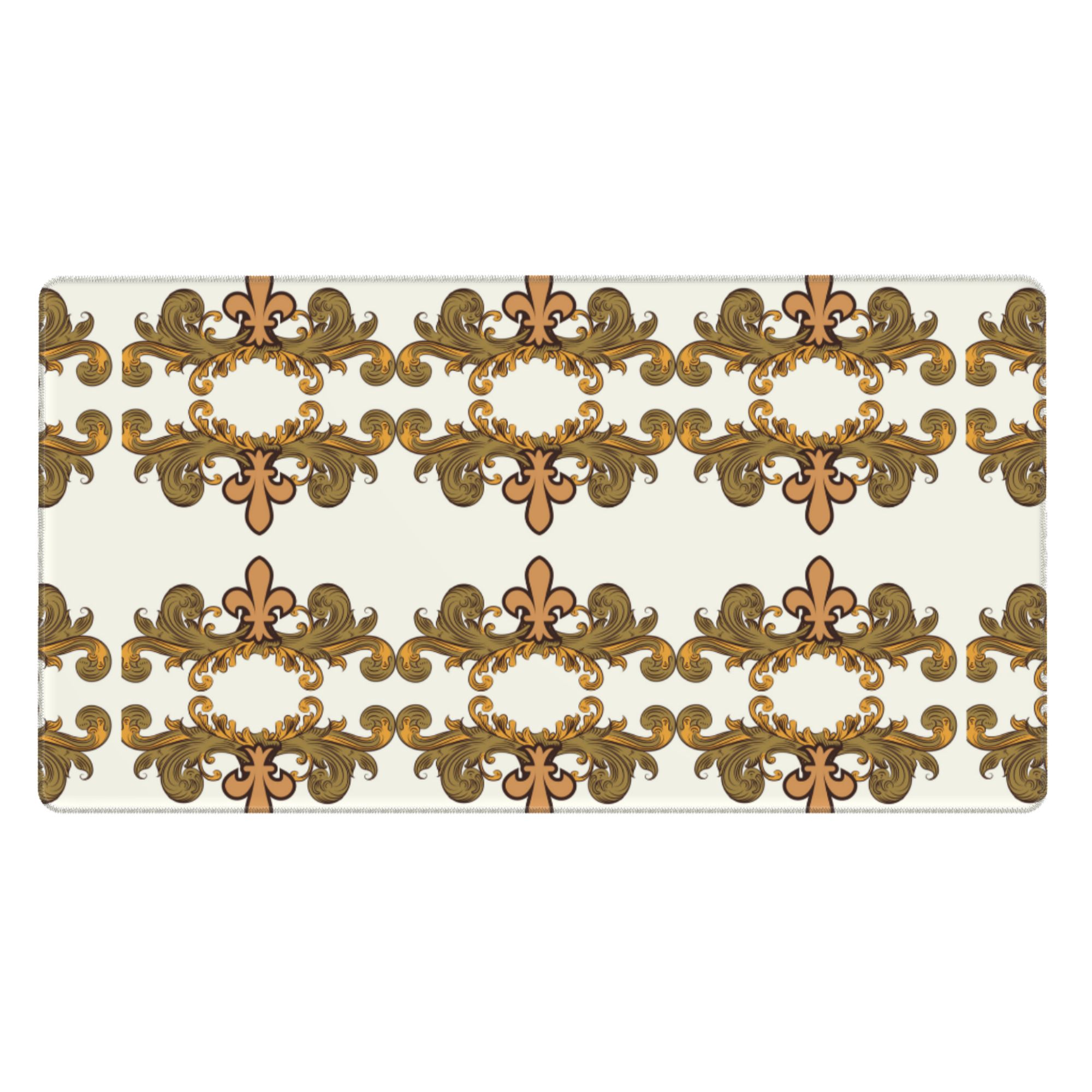 Color illustration border background Large Gaming Mouse Pad, Large ...