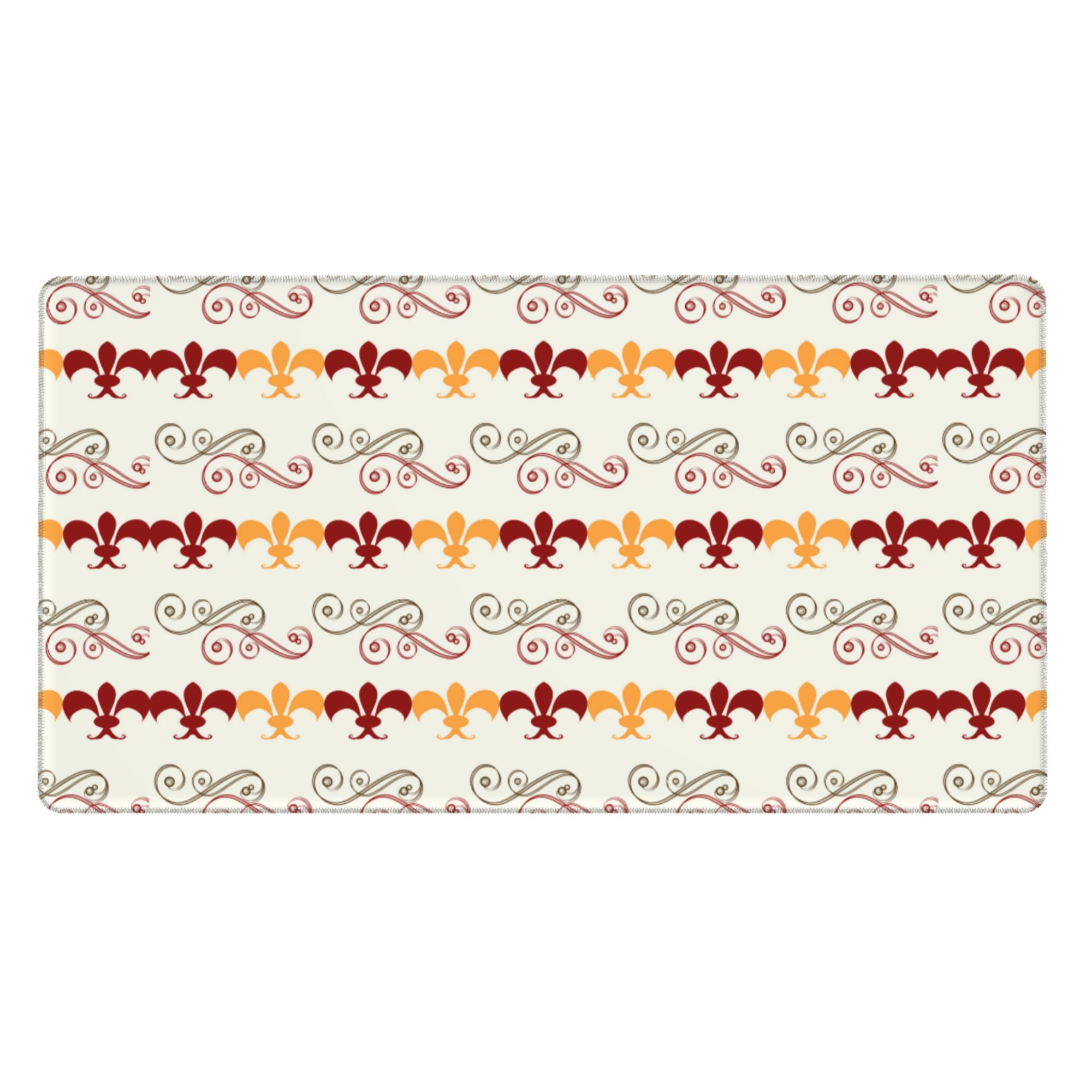 Color illustration border background Large Gaming Mouse Pad, Large ...