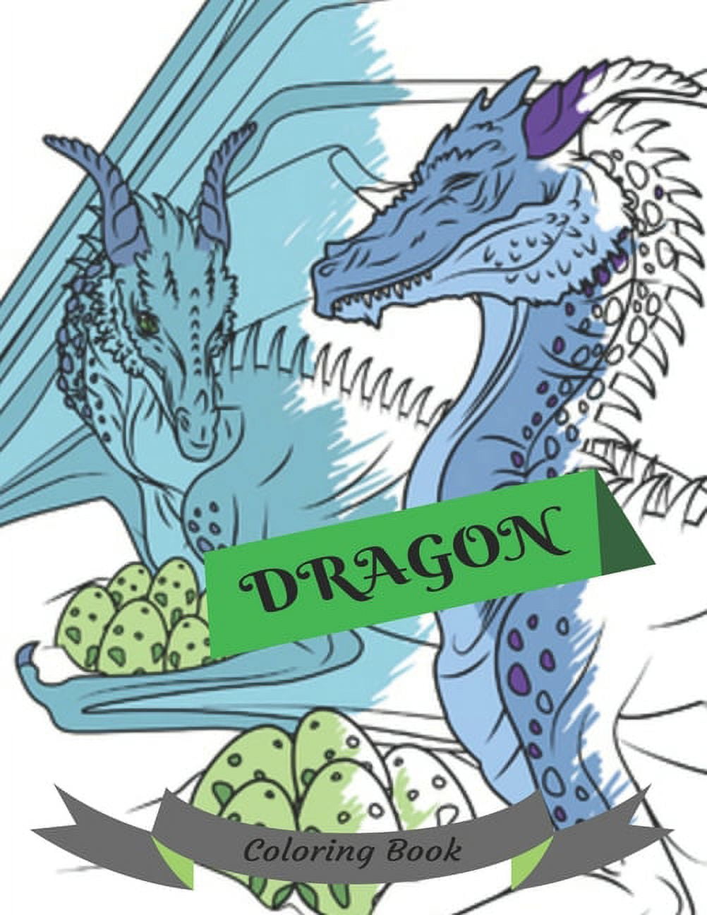Color in Fun: Dragon Coloring Book: Adult Colouring Fun, Stress Relief ...