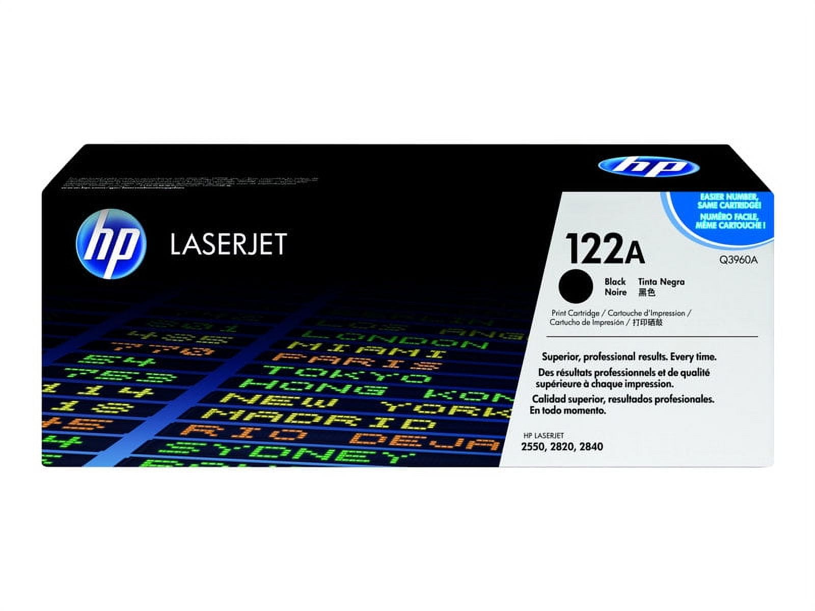 Color laserjet 2550 122a hi black toner - Walmart.com