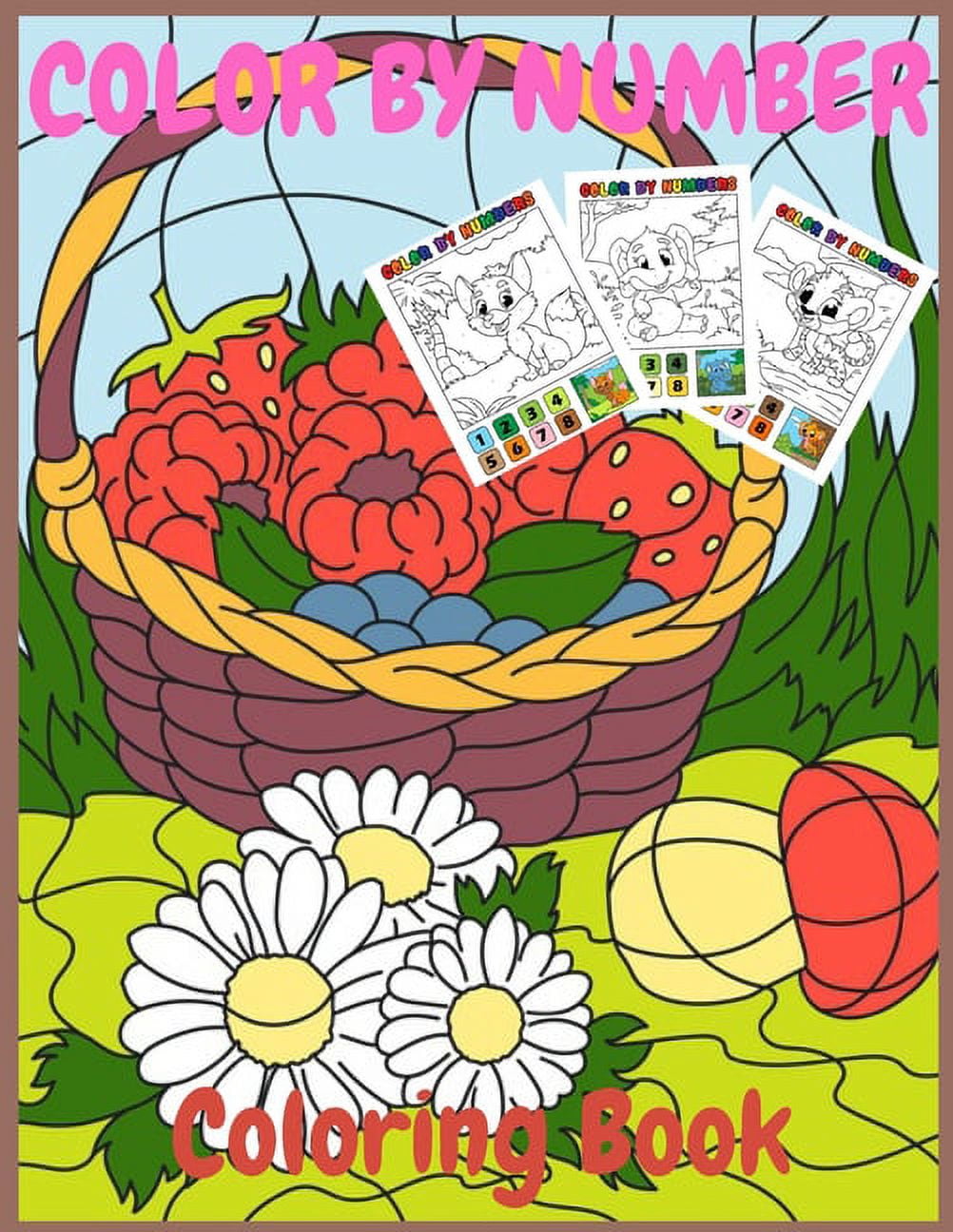 Color by number coloring book: 50 Unique Color By Number Design for ...