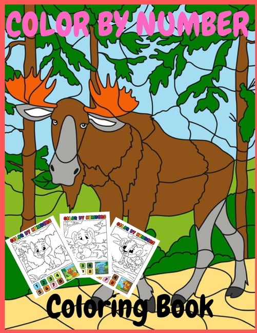 Color by number coloring book: 50 Unique Color By Number Design for ...