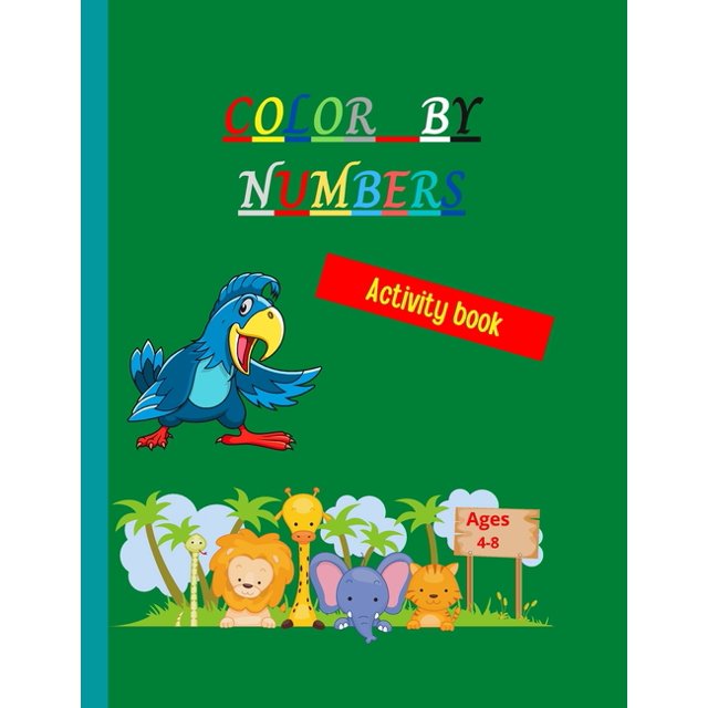 Color by numbers: Amazing Coloring Book by Numbers Unique and Detailed ...