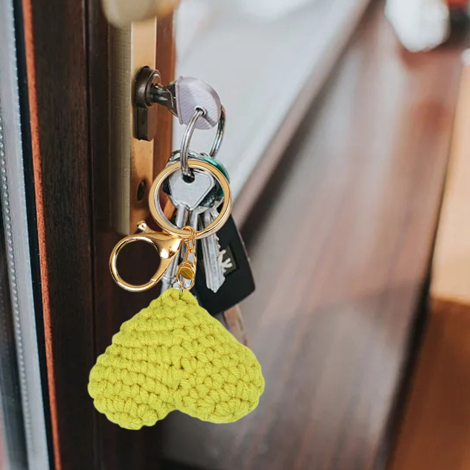 Easter Clearance Color ornaments! Cute Heart Shaped Knitted Fabric ...