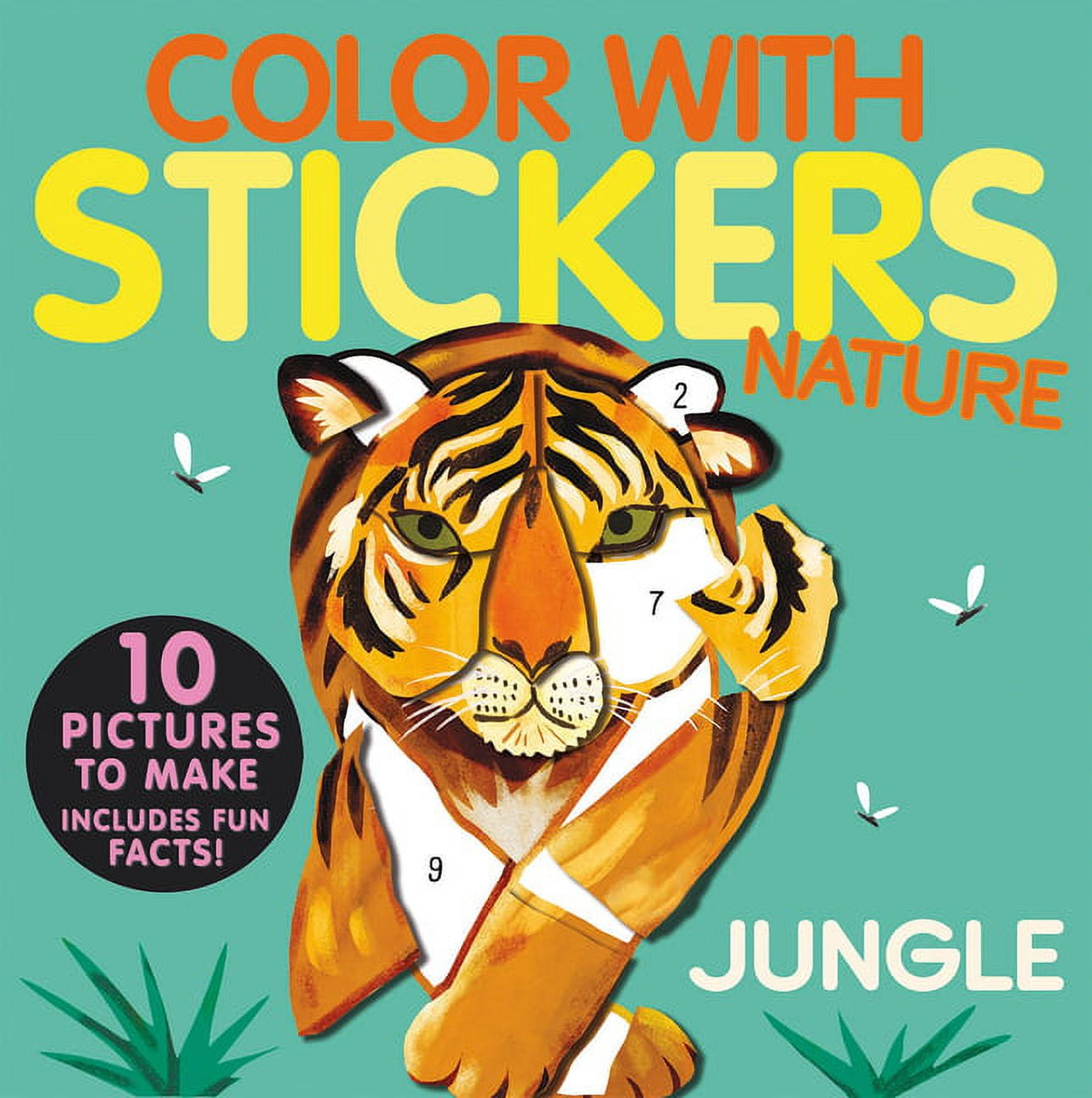 Color with Stickers Color with Stickers: Jungle: Create 10 Pictures ...