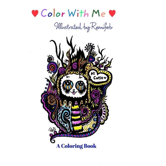Color with me: Coloring Book, (Hardcover) - Walmart.com