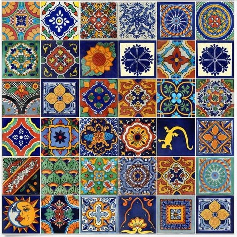 talavera tile coloring pages