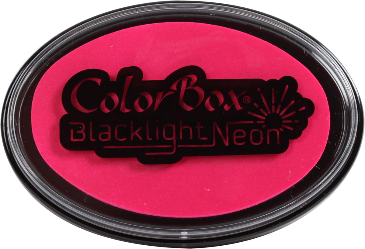 ColorBox Black Light Neon Oval Ink Pad-Pizzazz - Walmart.com