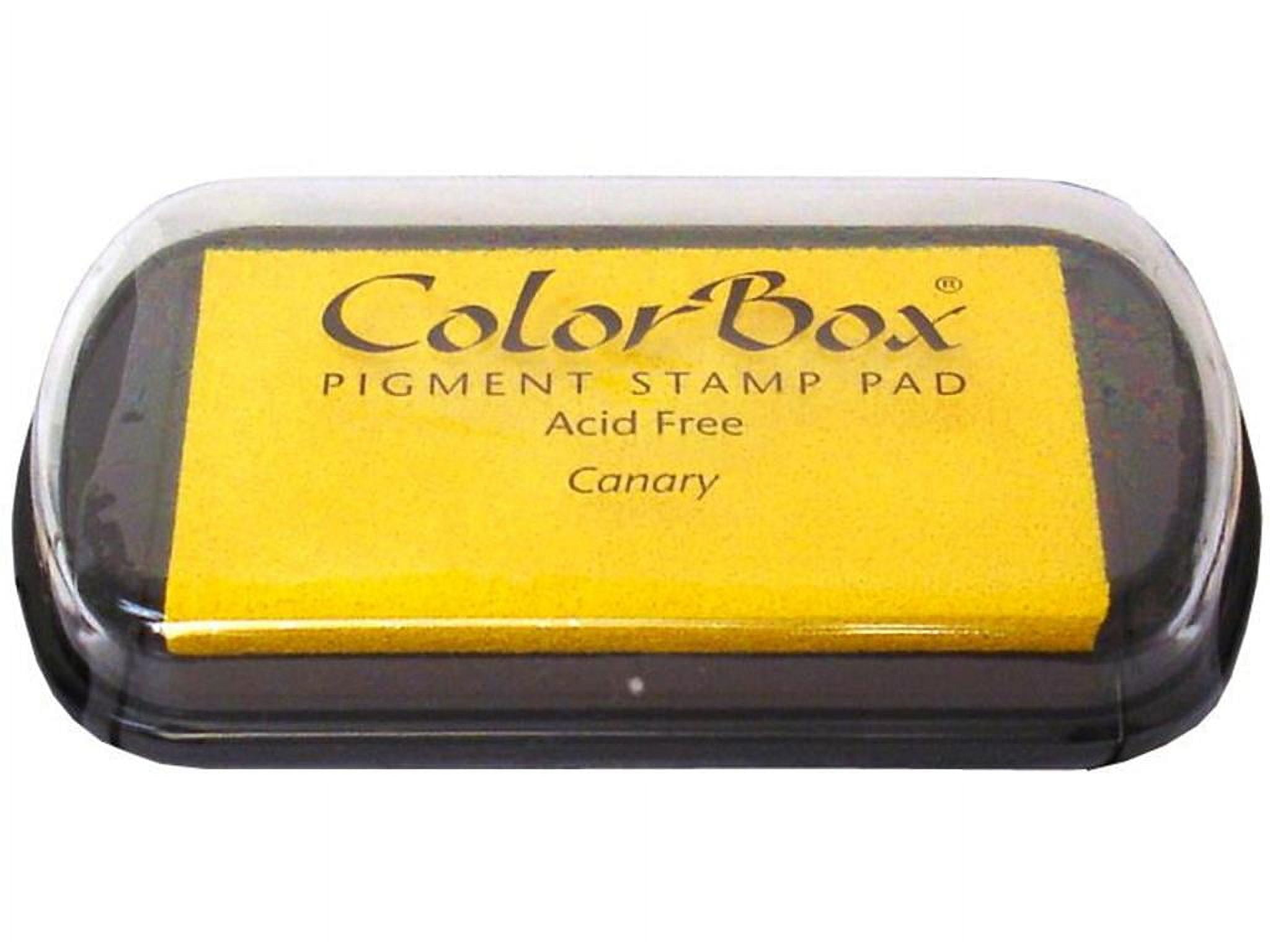 ColorBox Full Size Ink Pad, Color Canary Yellow - Walmart.com
