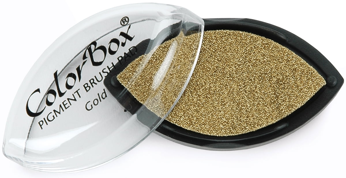 ColorBox Metallic Pigment Cat's Eye Ink Pad-Gold - Walmart.com