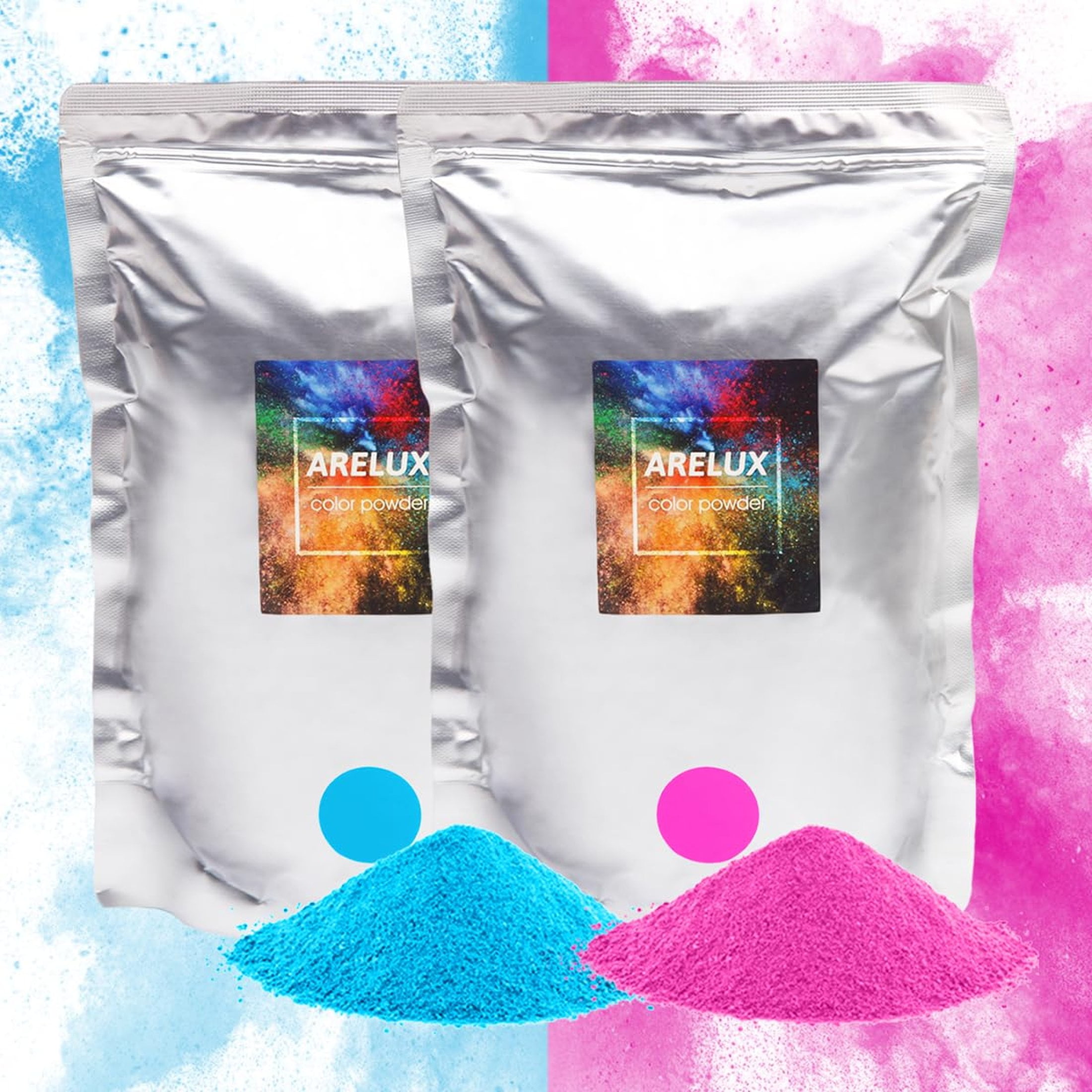 ColorBurst Reveal Powder Set - 2lbs Blue & 2lbs Pink for Exciting ...