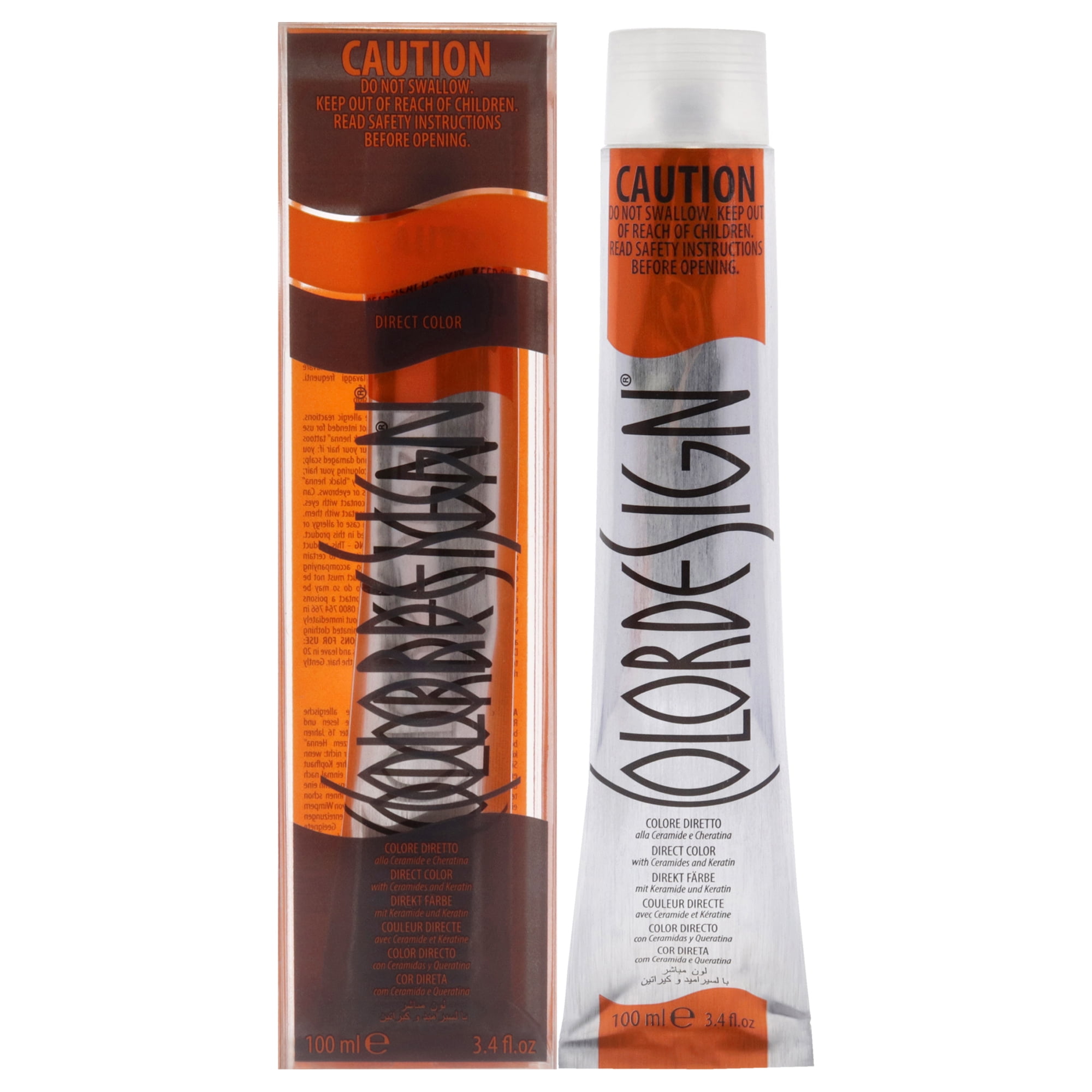 ColorDesign Direct Permanent Hair Color - 1 Black, 3.4 oz Hair Color ...