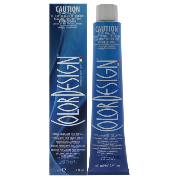 ColorDesign Permanent Hair Color - 6.01 6NA Dark Ash Natural Blonde, 3. ...