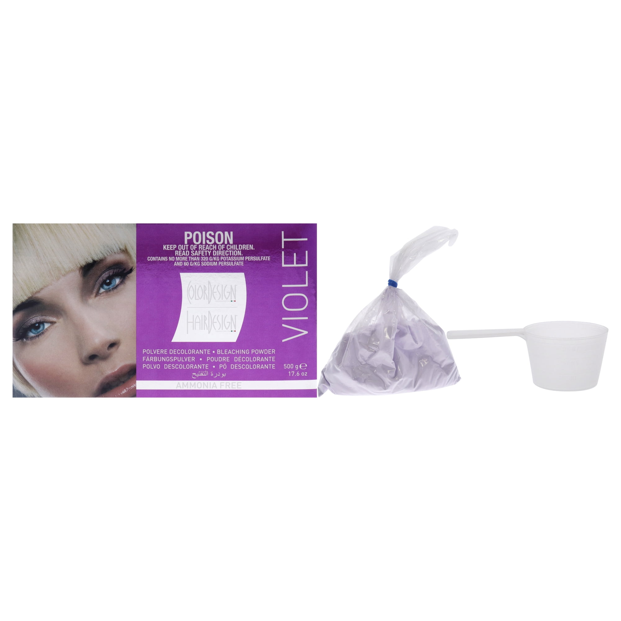 ColorDesign Powder Lightener Bleach - Violet, 33.48 oz Cream - Walmart.com