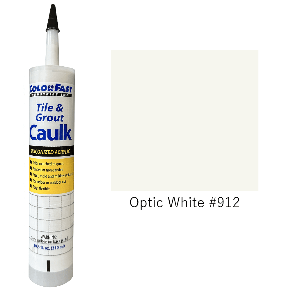 ColorFast Latex Caulk - Made to Match TEC Optic White - Unsanded ...