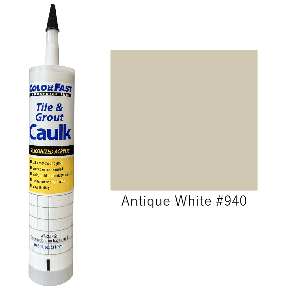 ColorFast Latex Colored Caulk - TEC Color Line: Antique White Sanded ...