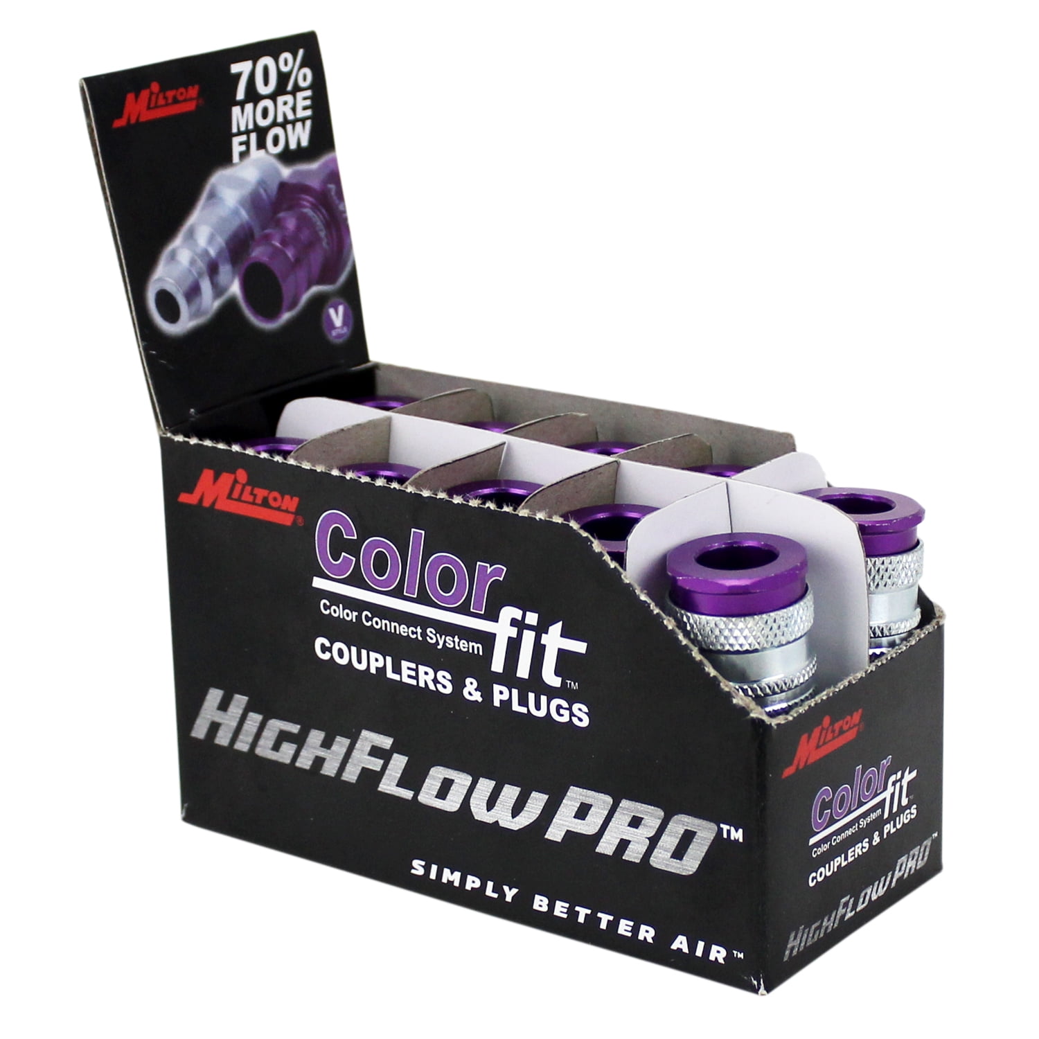 ColorFit by Milton HIGHFLOWPRO? 765VC Pneumatic Plugs - (V-Style ...