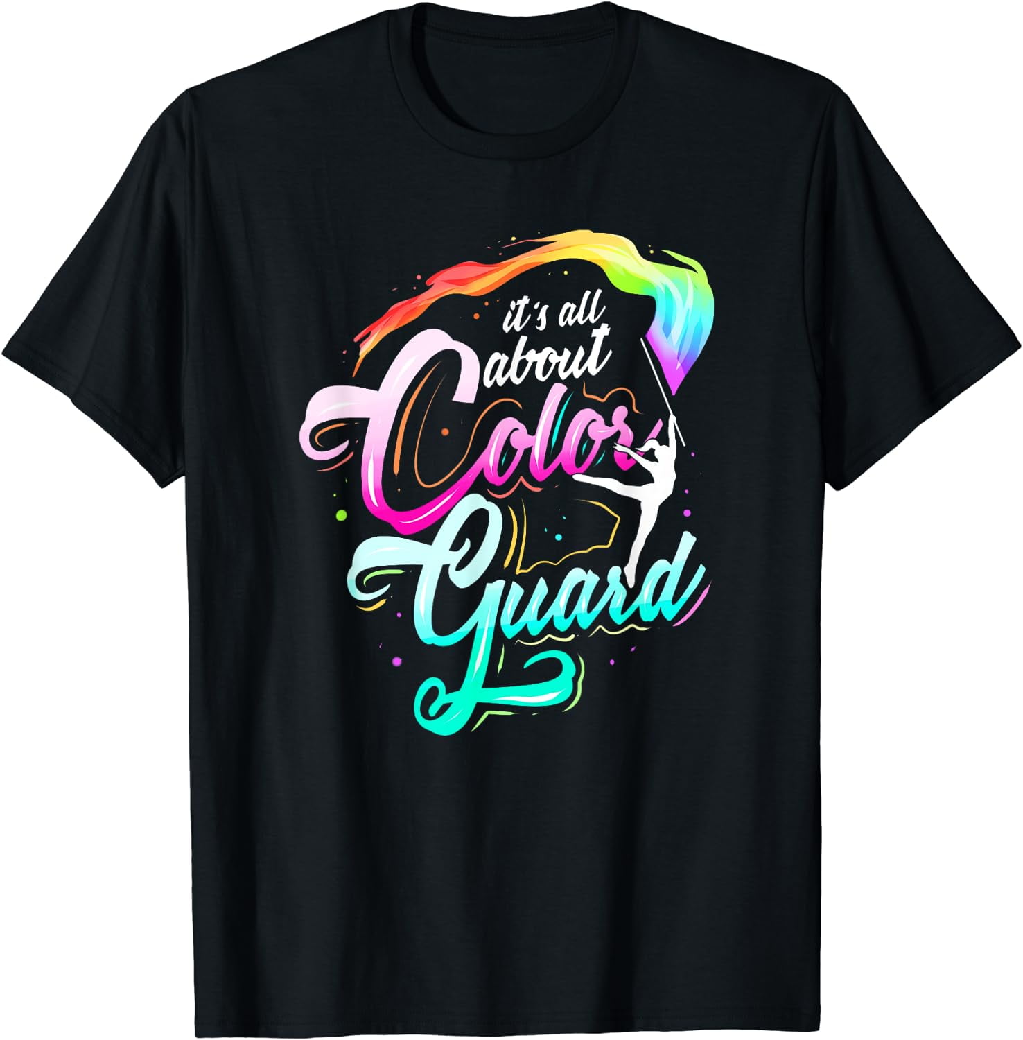 ColorGuard Flag Design for Color Guard Members T-Shirt - Walmart.com