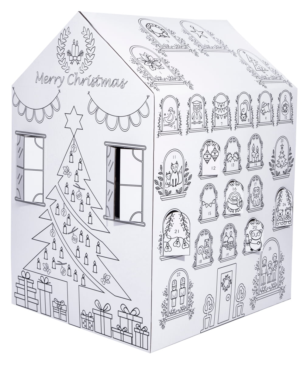 ColorJo “Advent Calendar” Color your Own Playhouse - Spread the Joy and ...