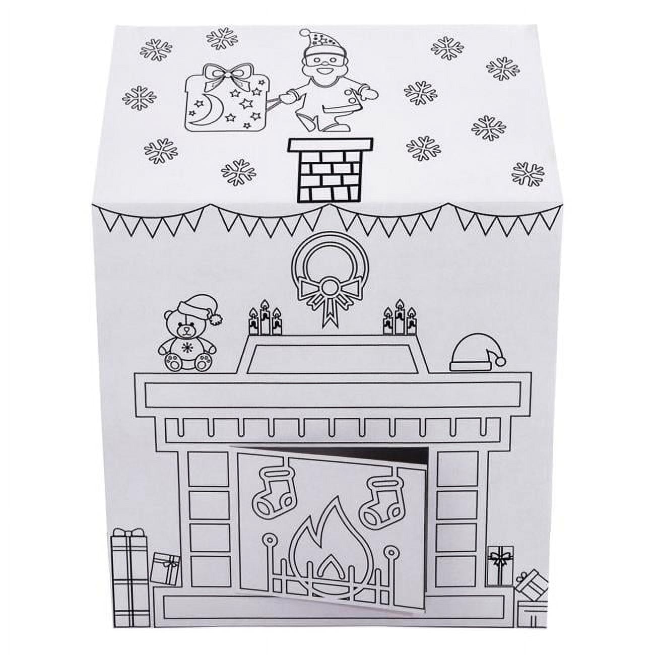ColorJo Kids Play Santa is Coming Color Your Own Playhouse GT0563A ...