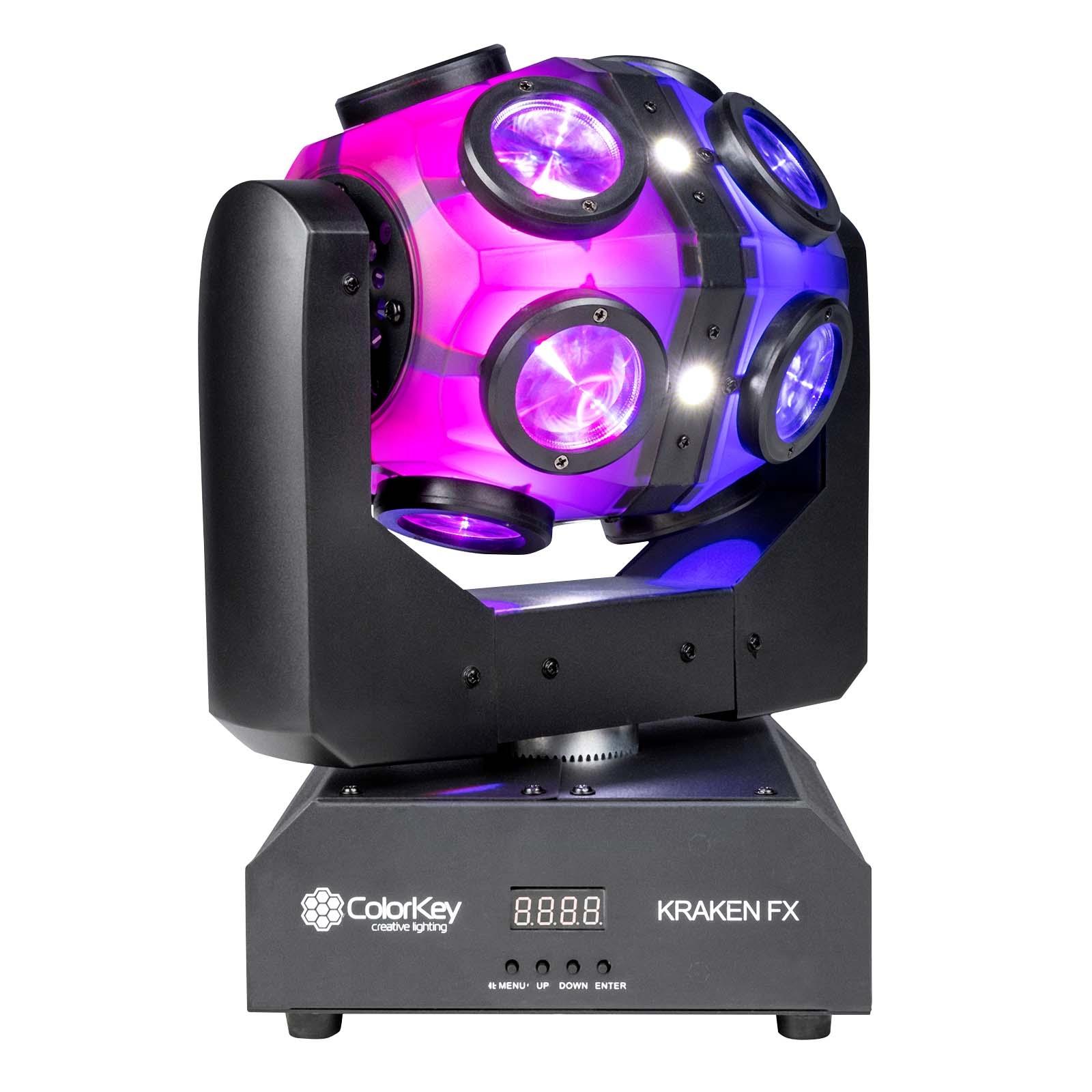 ColorKey CKU-1070 Kraken FX Energizing QUAD Color LED Effect Light with ...
