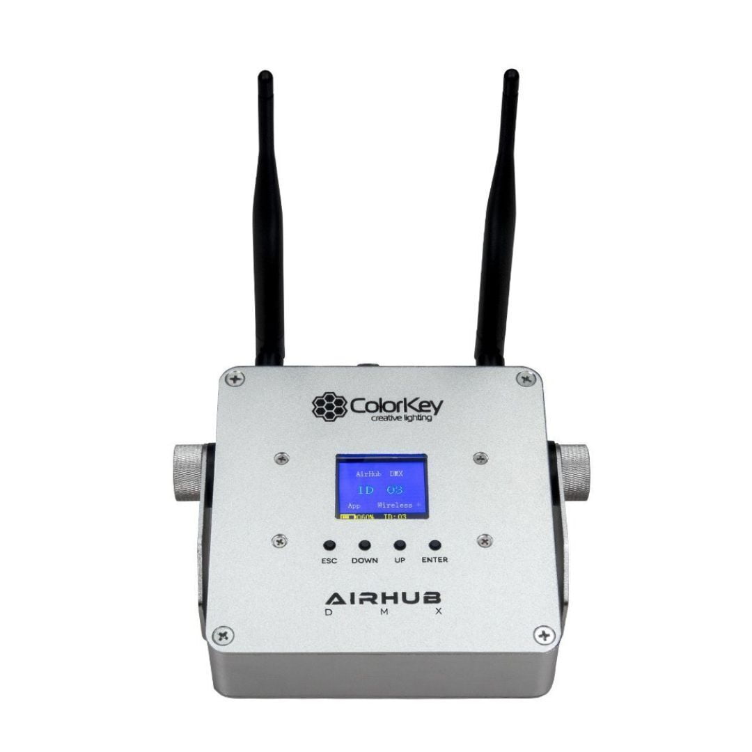 ColorKey AirHub DMX Battery-Powered Wi-DMX Transceiver and Central ...