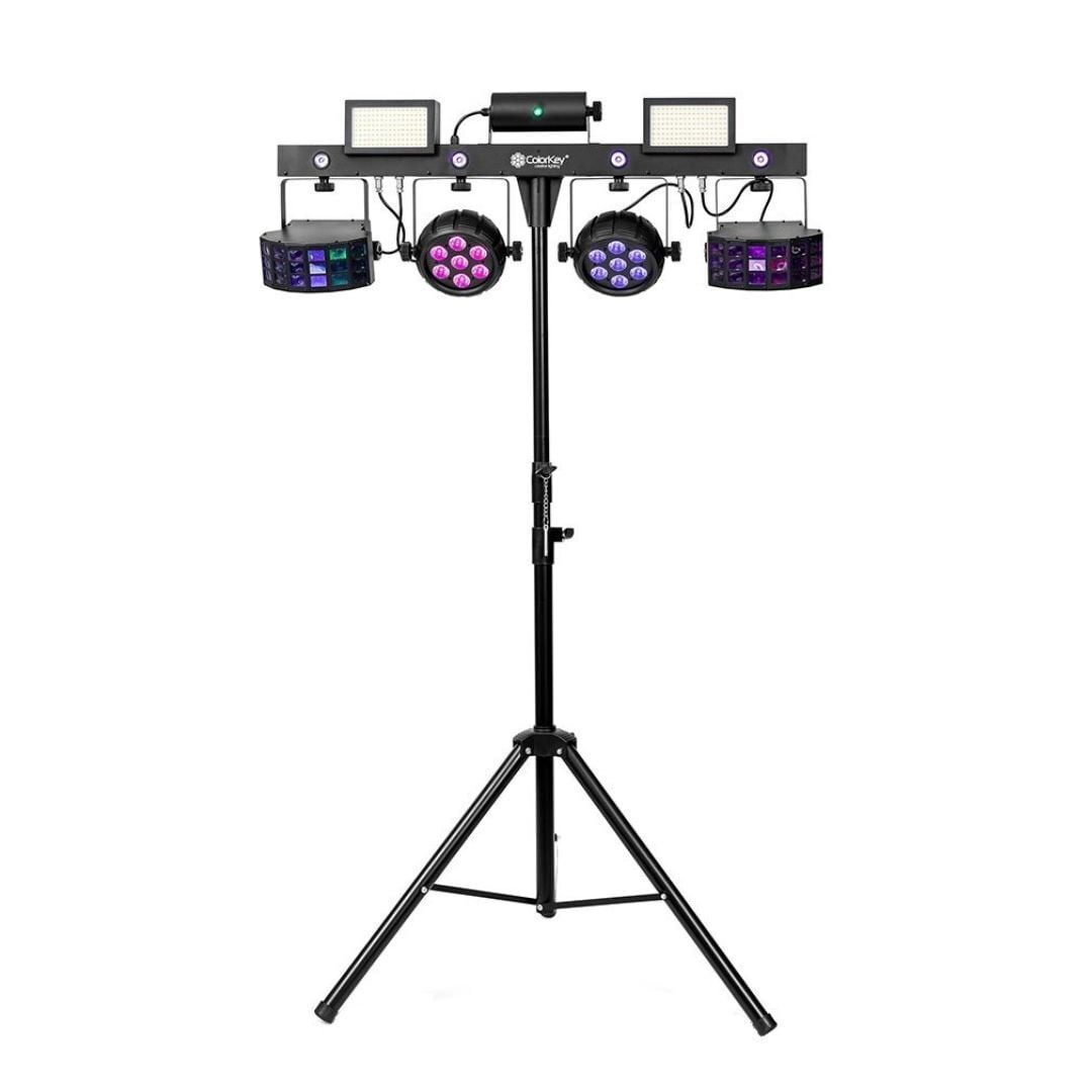 ColorKey PartyBar Pro 1000 Compact LED Panel with UV Effects, Portable ...