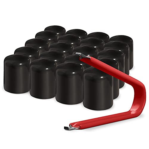 ColorLugs Vinyl Lug Nut Cover | Black | Flexible Fit Wheel Lug Nut Cap ...