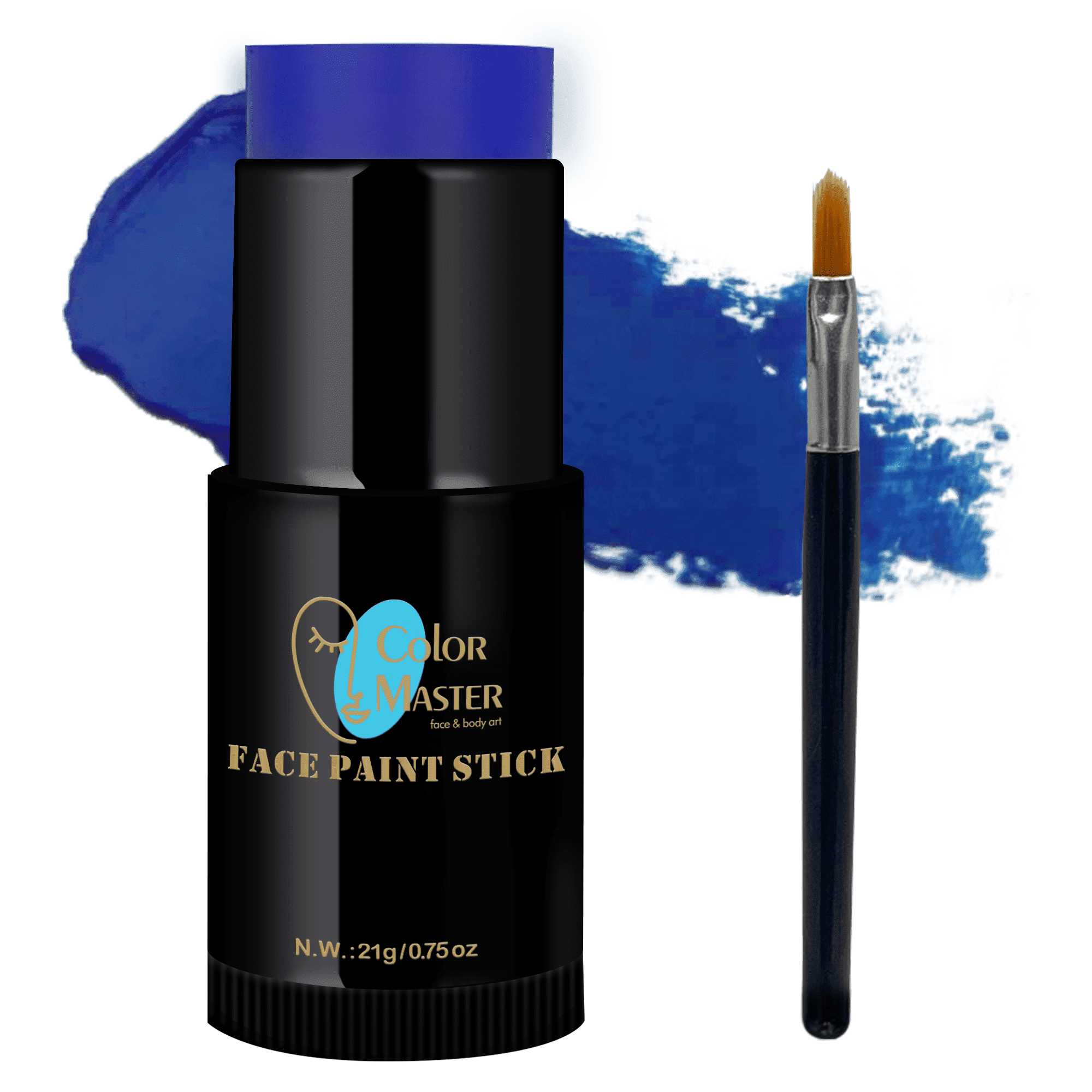 ColorMaster Blue Face Body Paint Stick (0.75oz) - Walmart.com